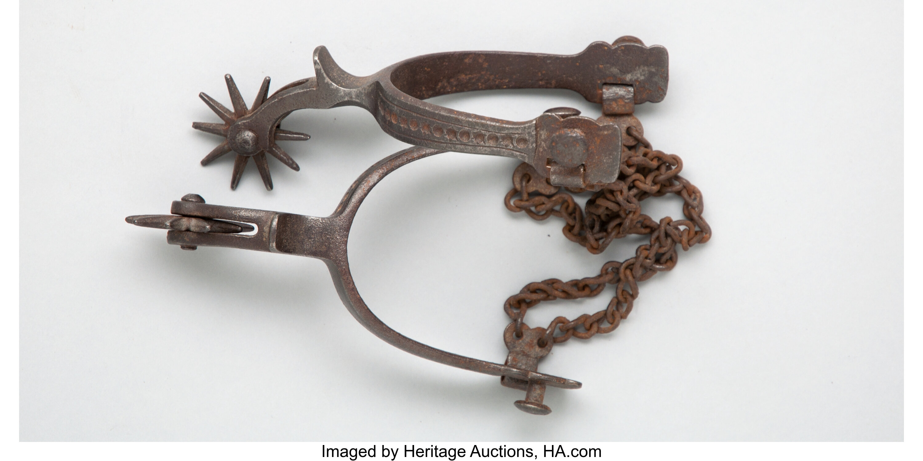 Pair of Western Spurs by North & Judd.... Military & Patriotic | Lot ...