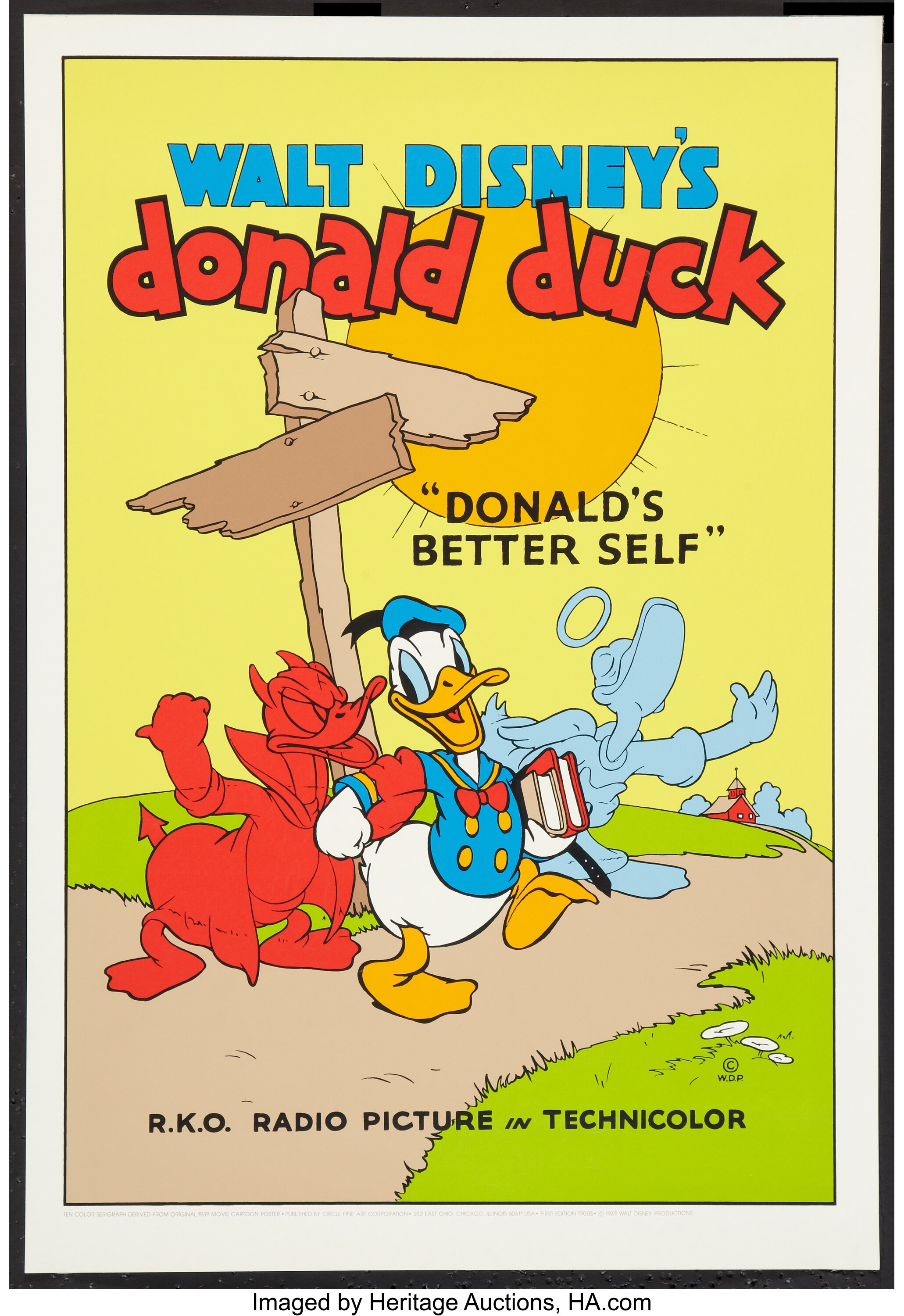 Donald's Better Self (Circle Fine Arts, 1980's). Fine Art | Lot #52136 ...