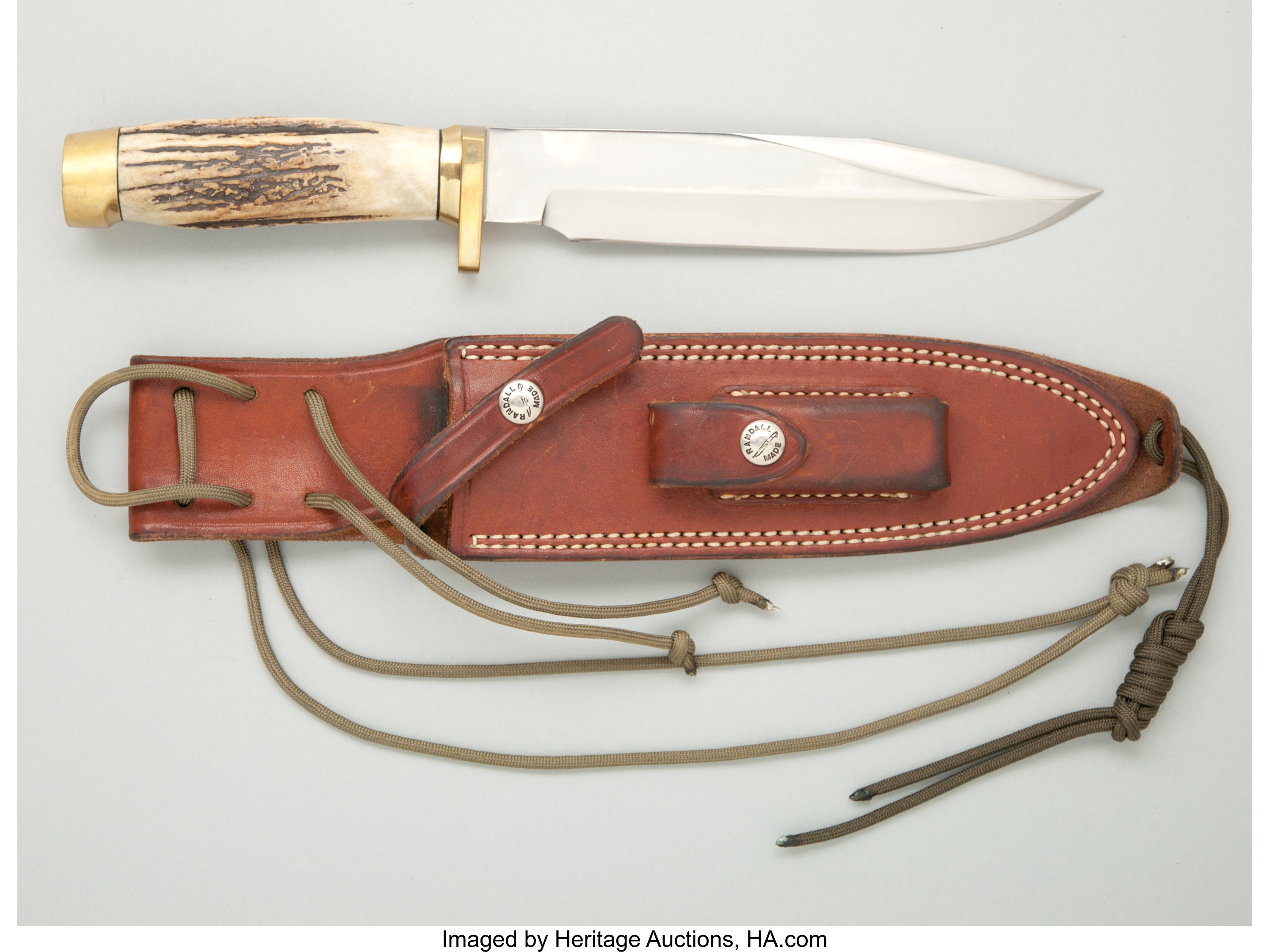 Randall Model 14 Attack Knife with Scabbard.... Military & Patriotic ...