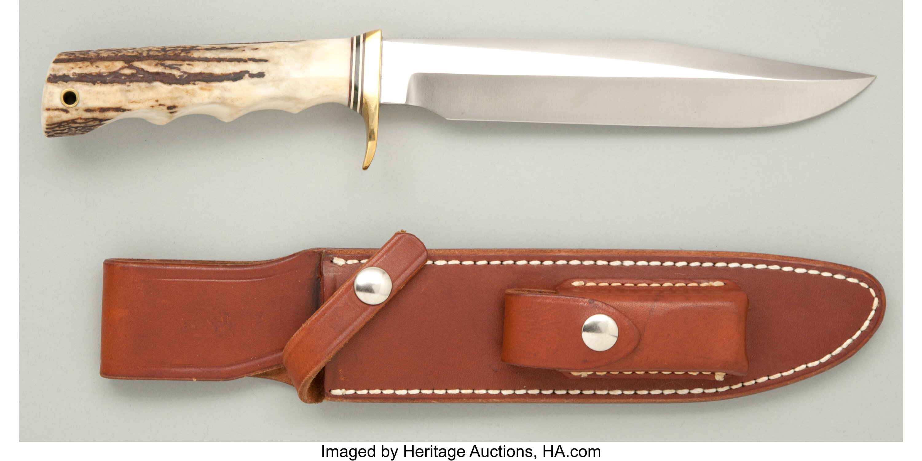 Randall Model 14 Attack Knife with Scabbard.... Military & Patriotic ...