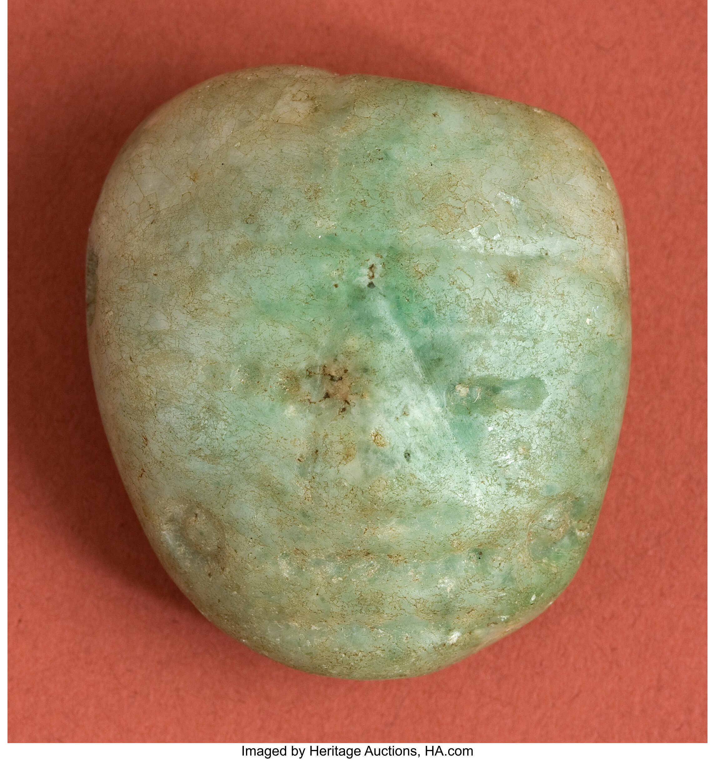 Maya Jadeite Face Pendant... Other | Lot #50897 | Heritage Auctions