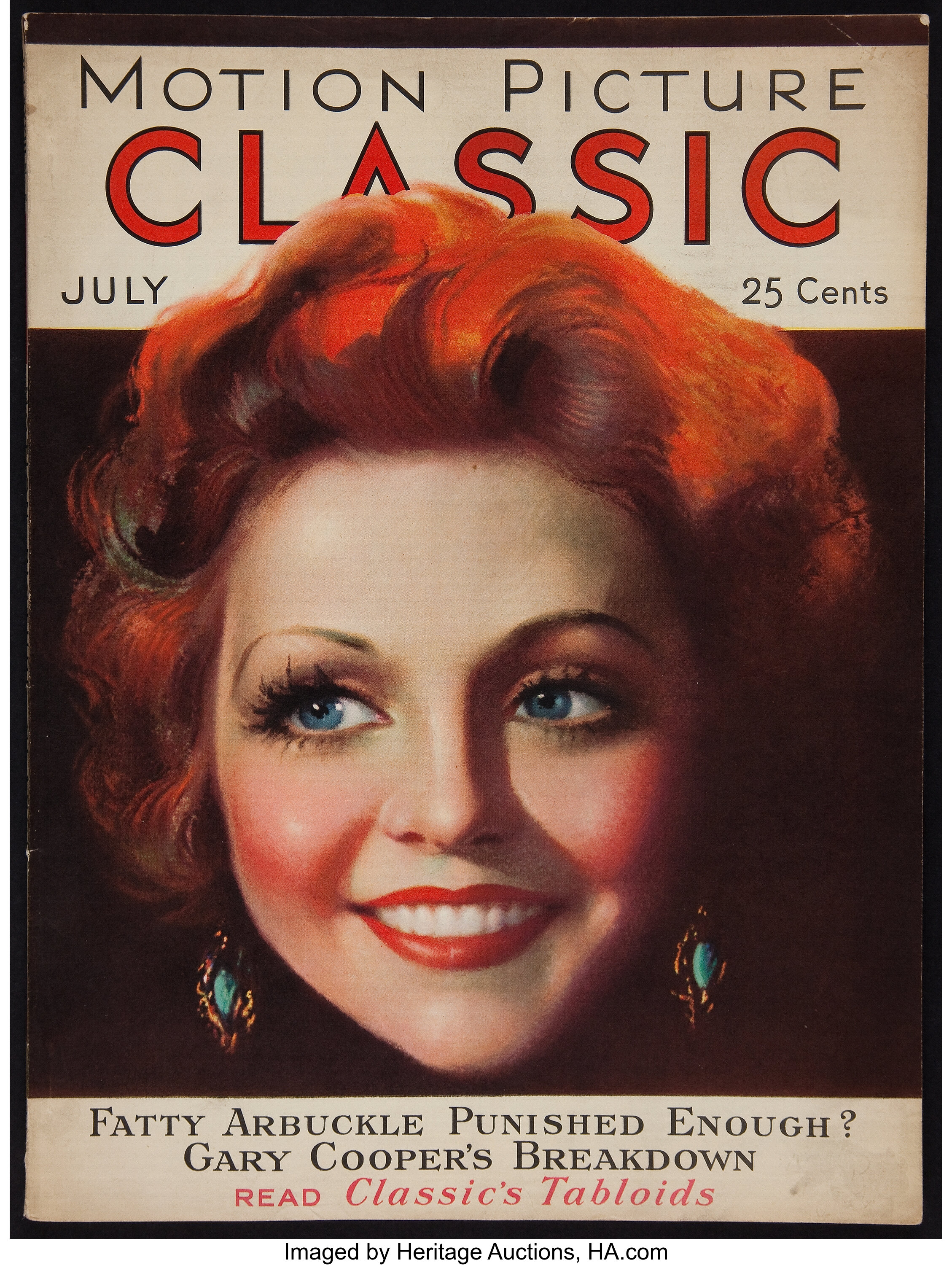 Motion Picture Classic (Motion Picture Publications, July, 1931). | Lot ...