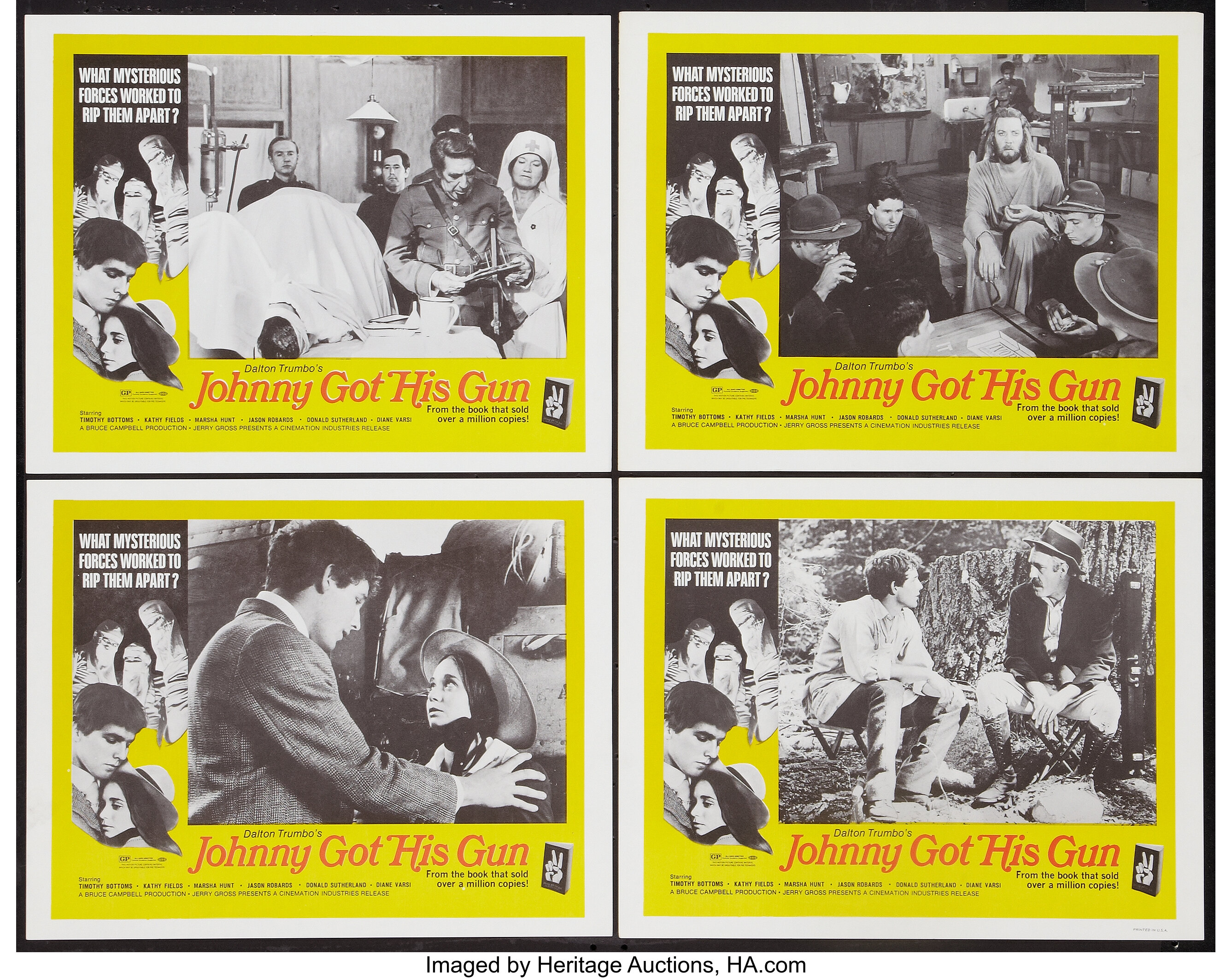 Johnny Got His Gun (Cinemation Industries, 1971). Lobby Card Sets | Lot ...