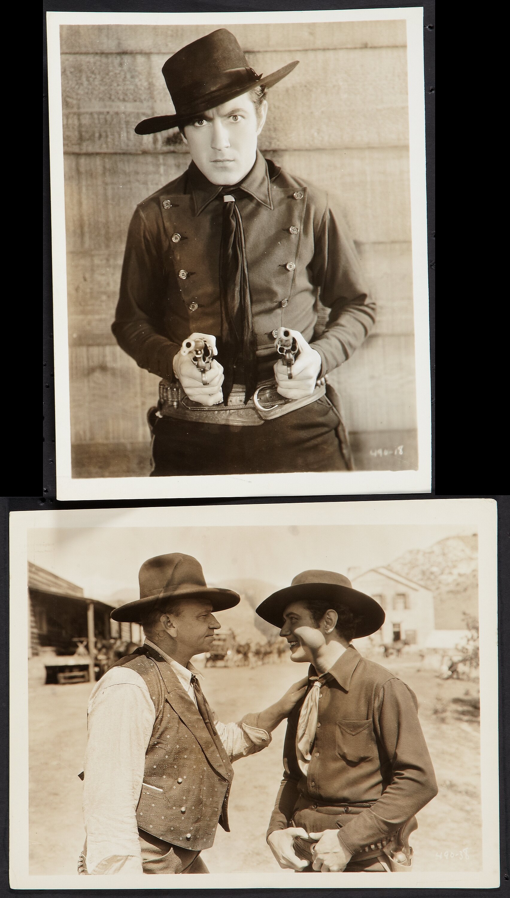 Johnny Mack Brown and Wallace Beery in "Billy the Kid" (MGM, 1930 ...