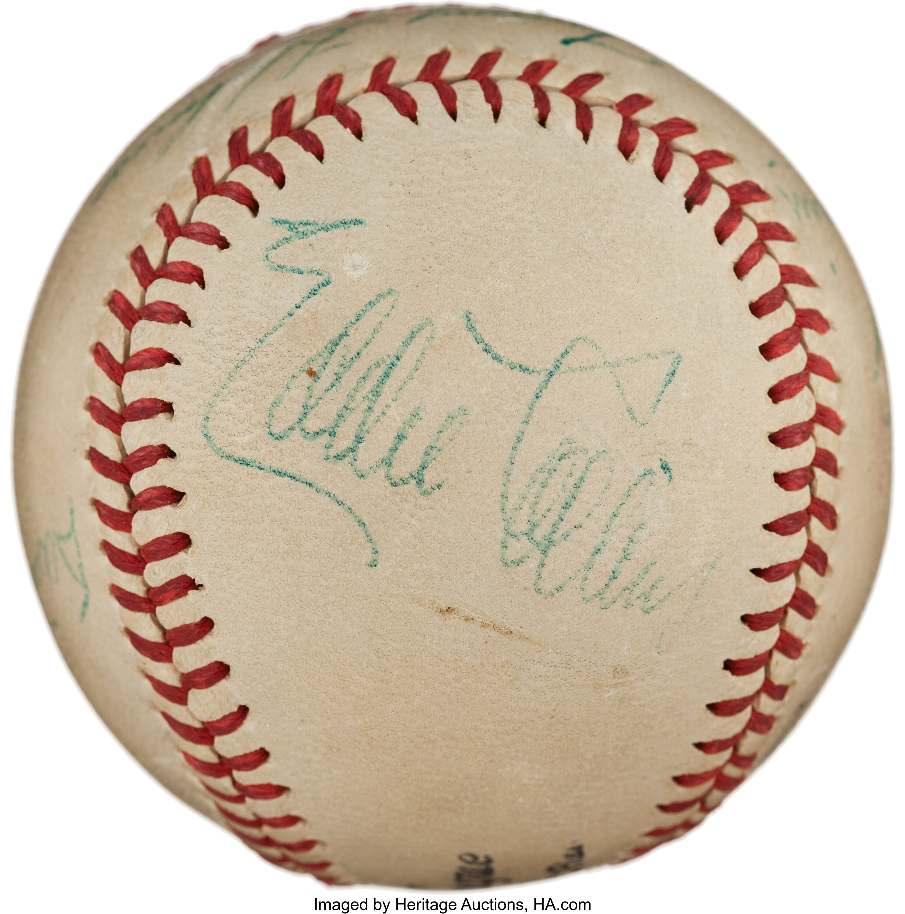 1940's Eddie Collins & Billy Southworth Signed Baseball.... | Lot ...