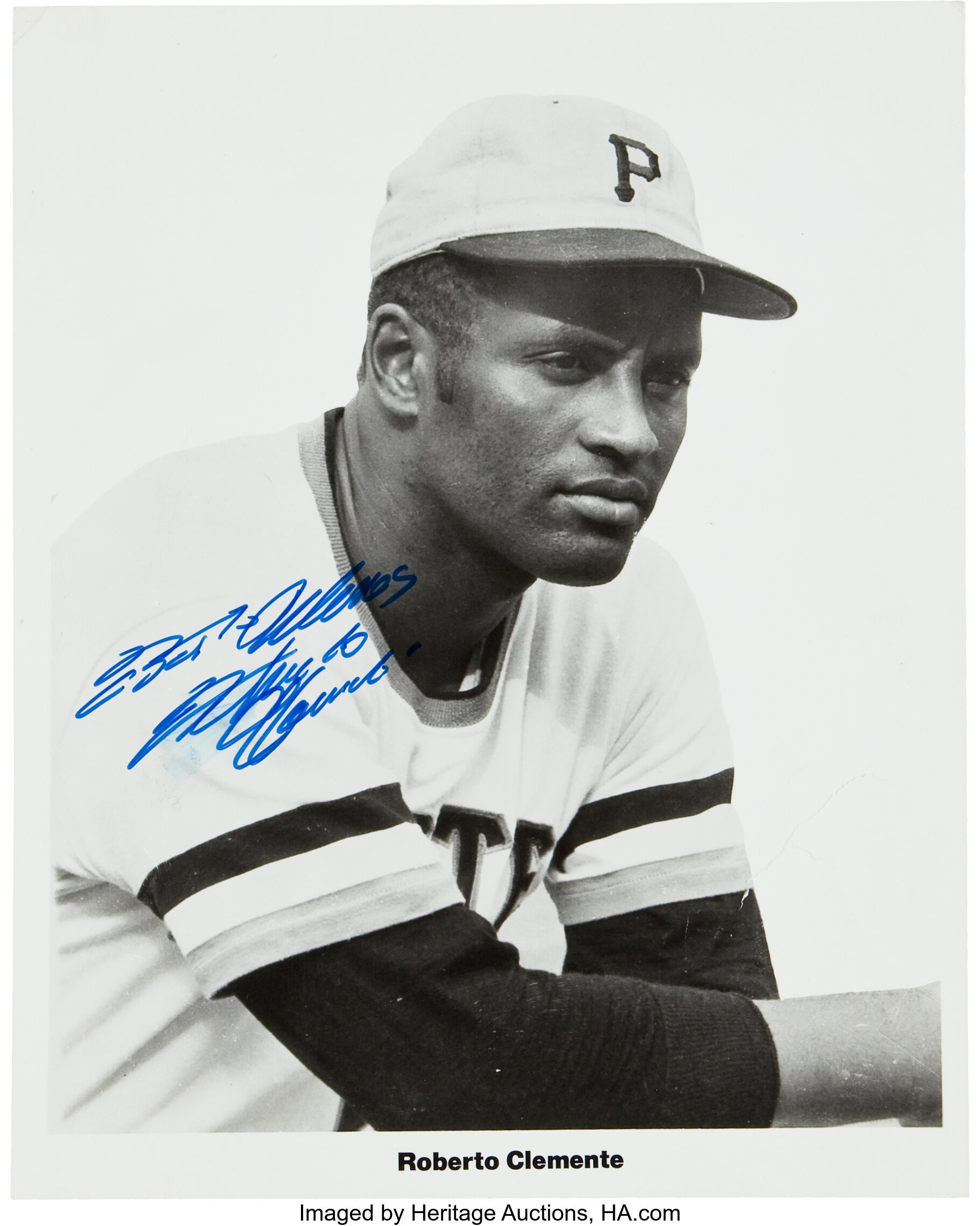 Circa 1970 Roberto Clemente Signed Photograph.... Baseball | Lot #82158 ...
