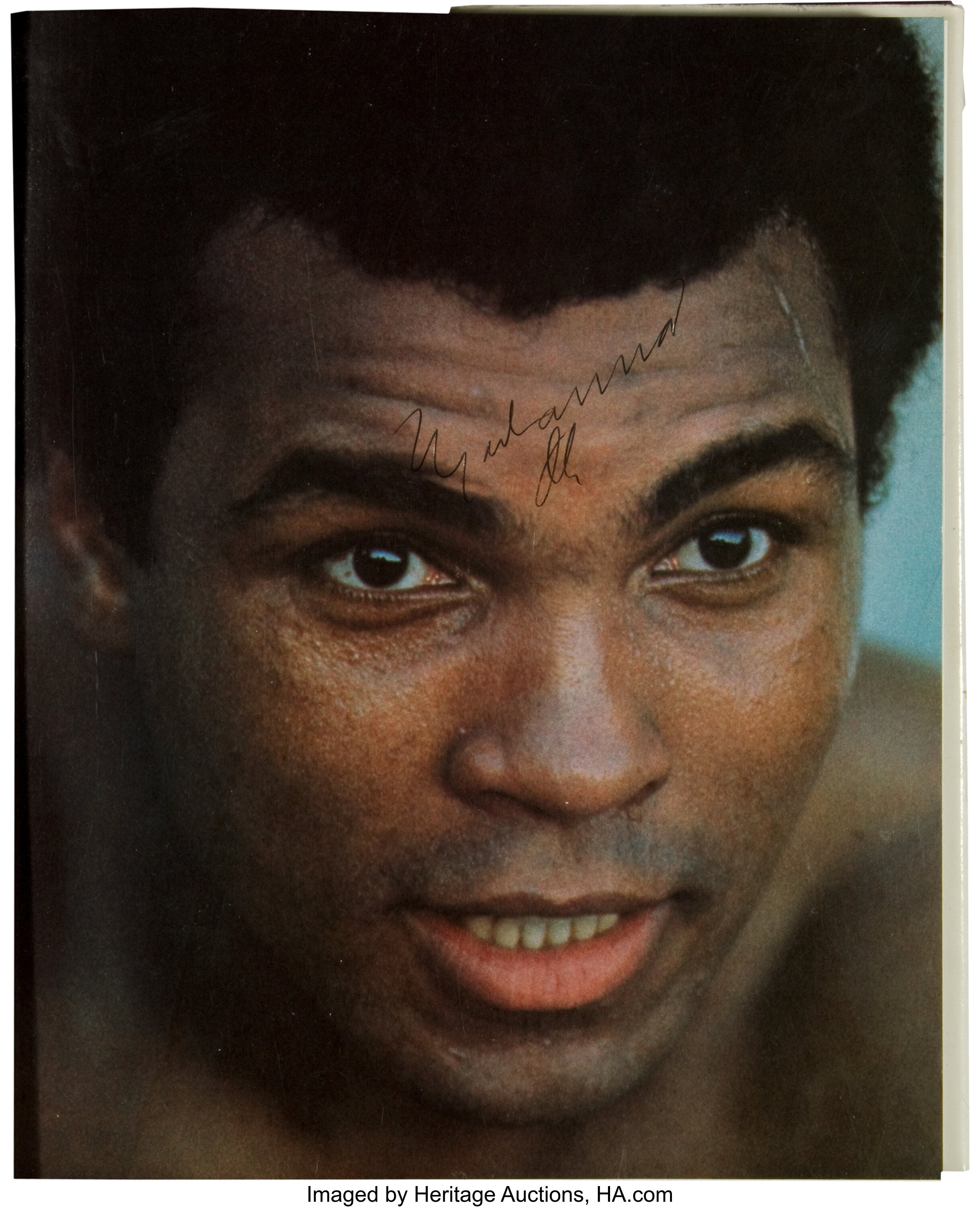 Muhammad Ali Signed Hardcover Book. ... Boxing Collectibles | Lot ...