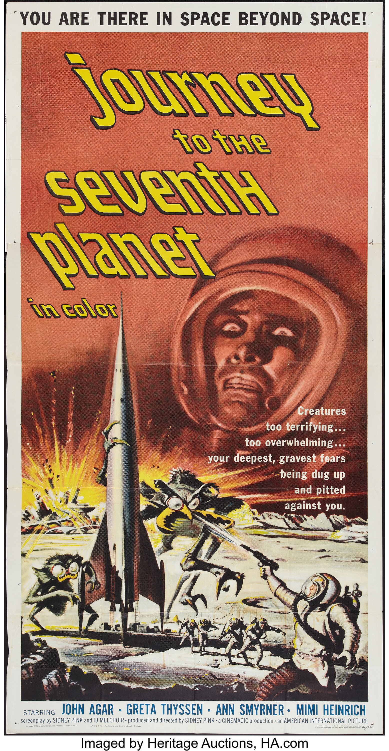 Journey to the Seventh Planet (American International, 1961). Three ...
