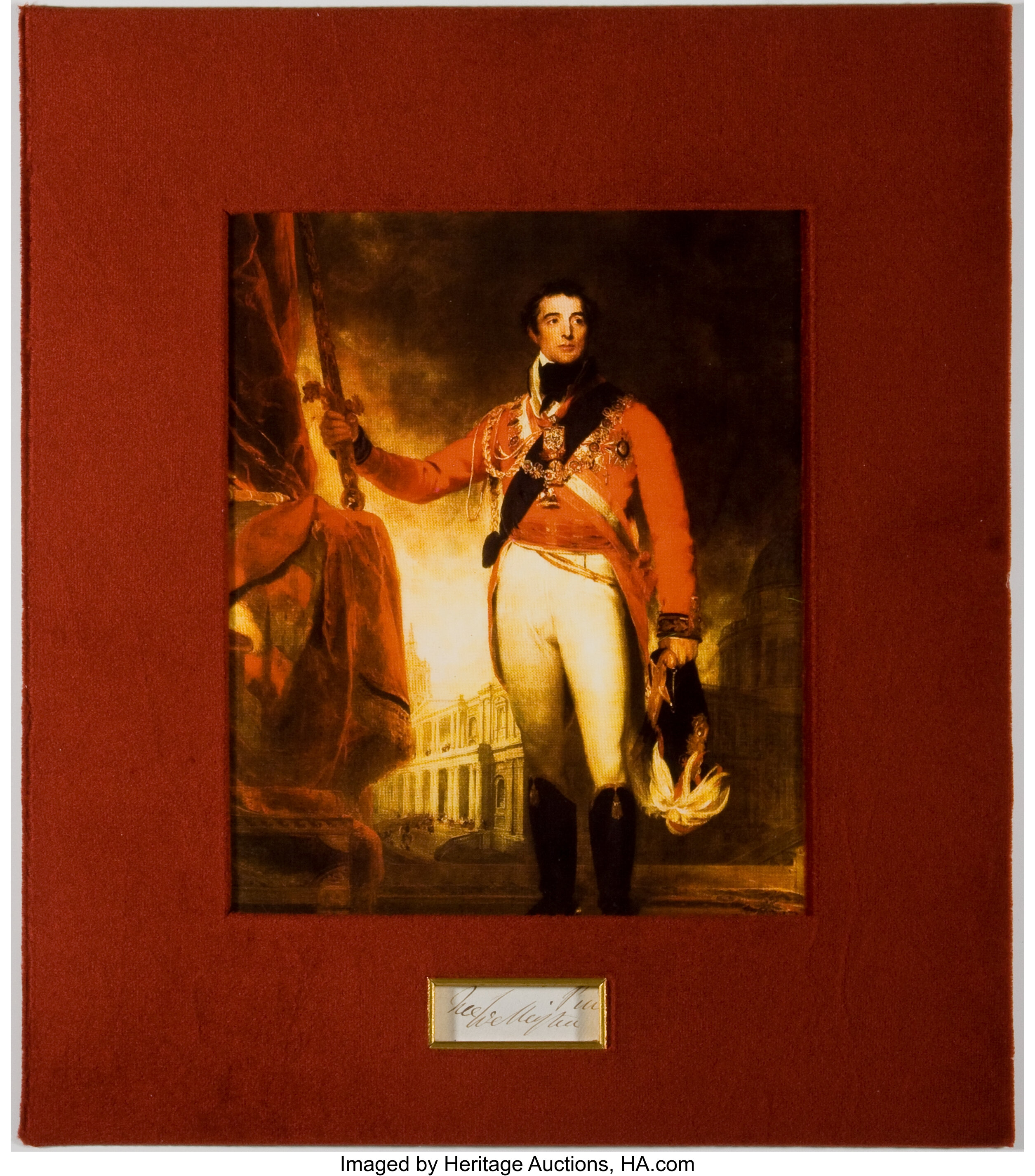 Arthur Wellesley, Duke of Wellington, Clipped Signature with | Lot ...