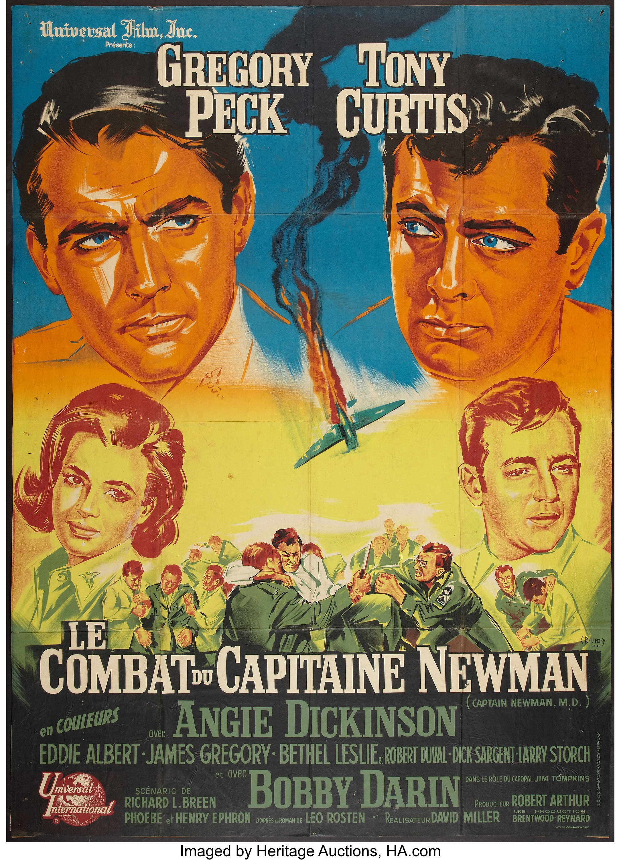Captain Newman, M.D. (Universal International, 1964). French Grande ...
