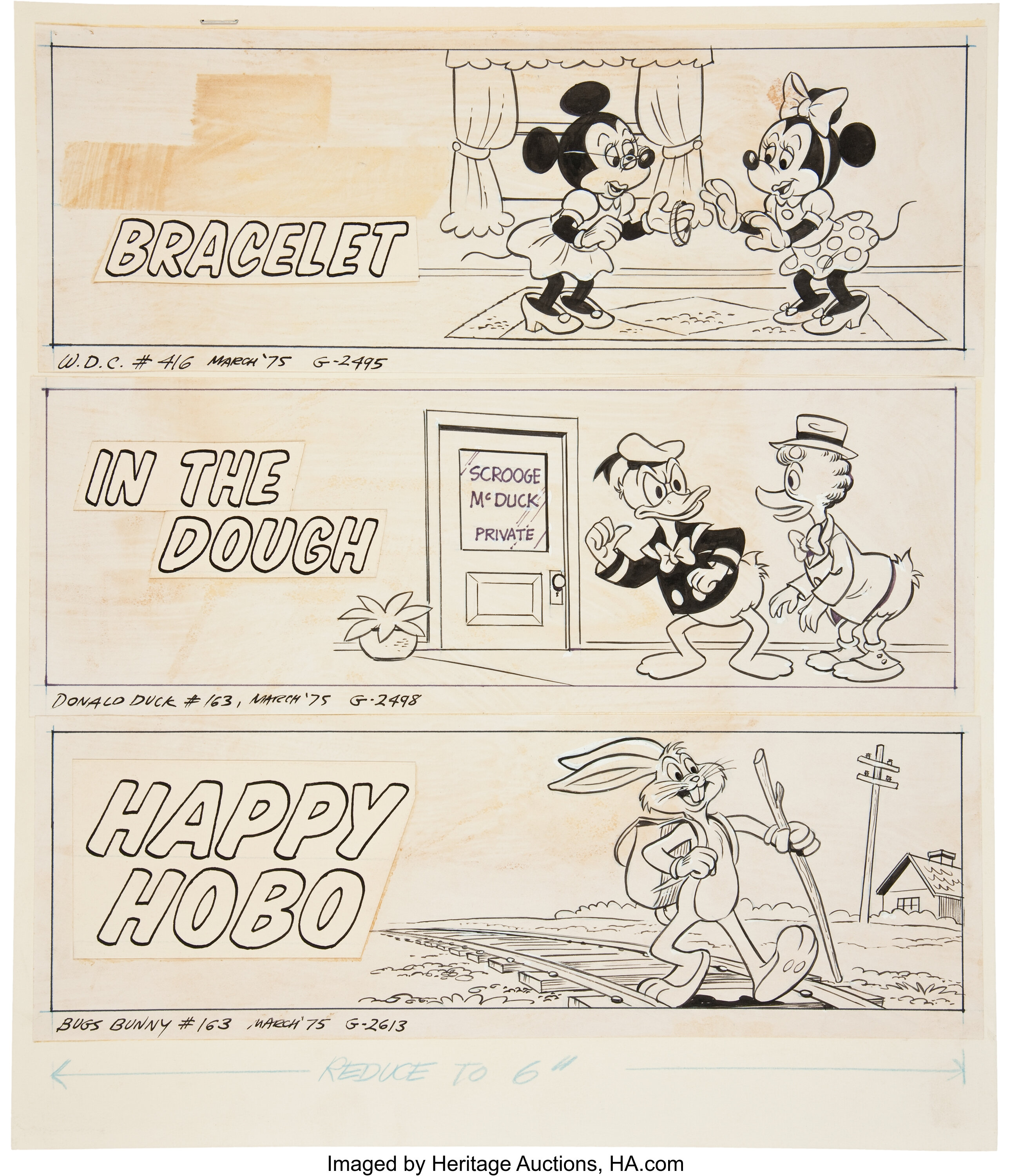 Whitman Comic Text Story Title Illustration Original Art (Whitman ...