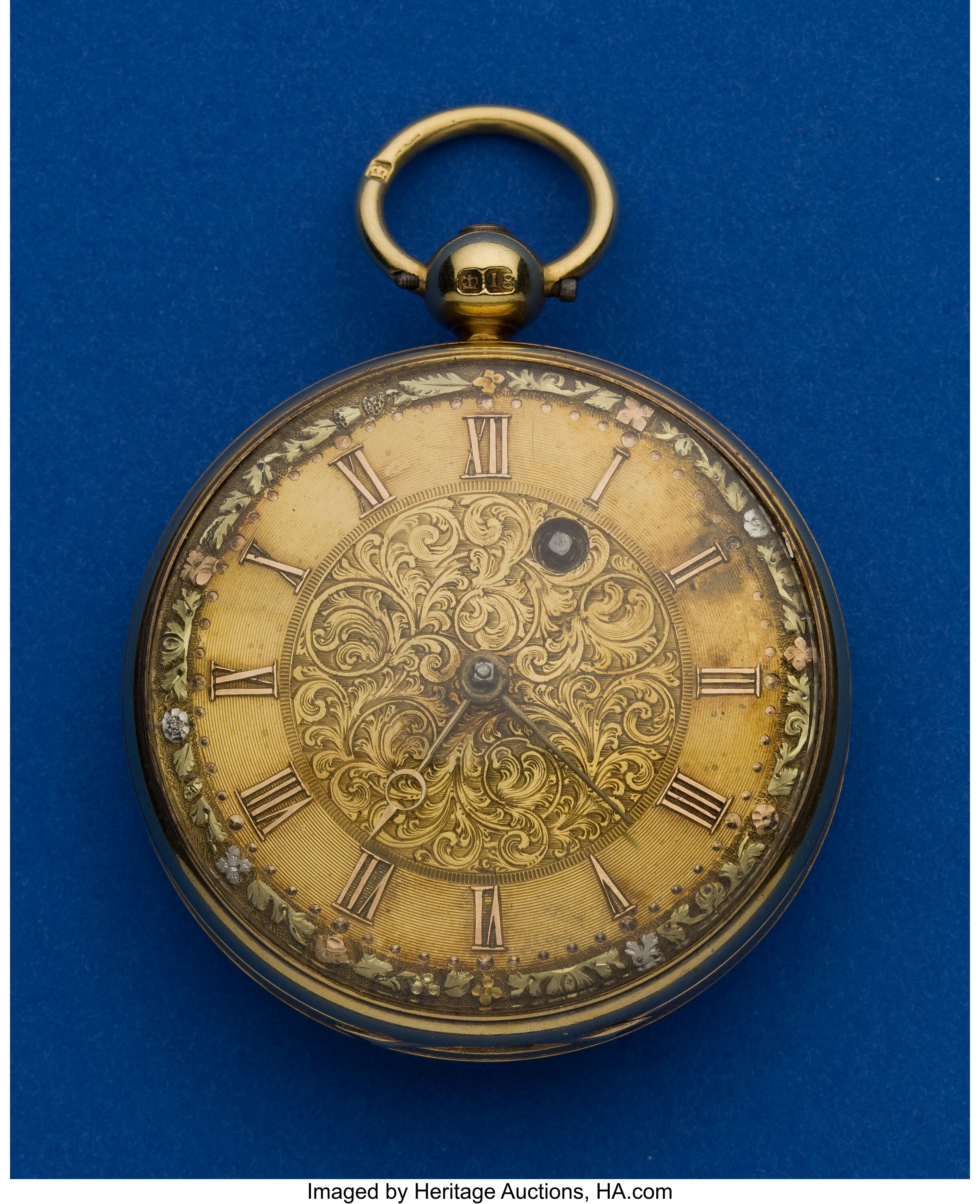 Michael & Son Chesham 18k Gold Verge Fusee. ... Timepieces Swiss | Lot ...