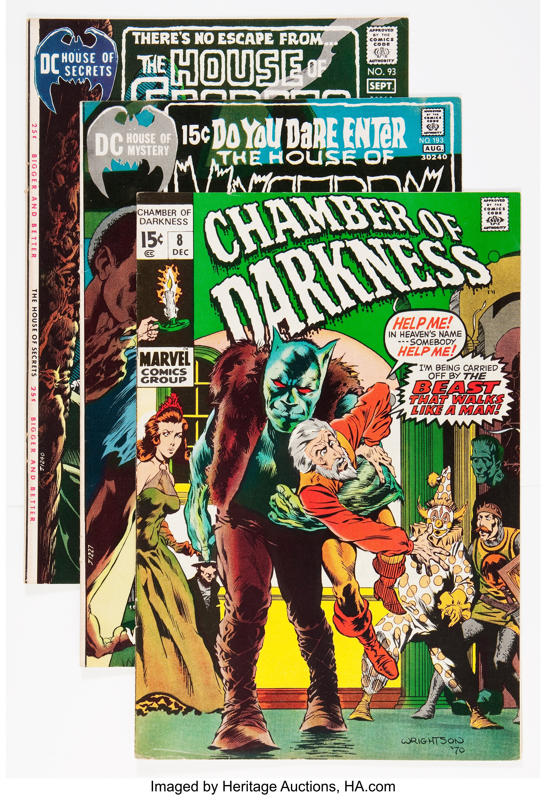 Bernie Wrightson Comics Covers Only Group (Marvel, 1970s).... | Lot ...