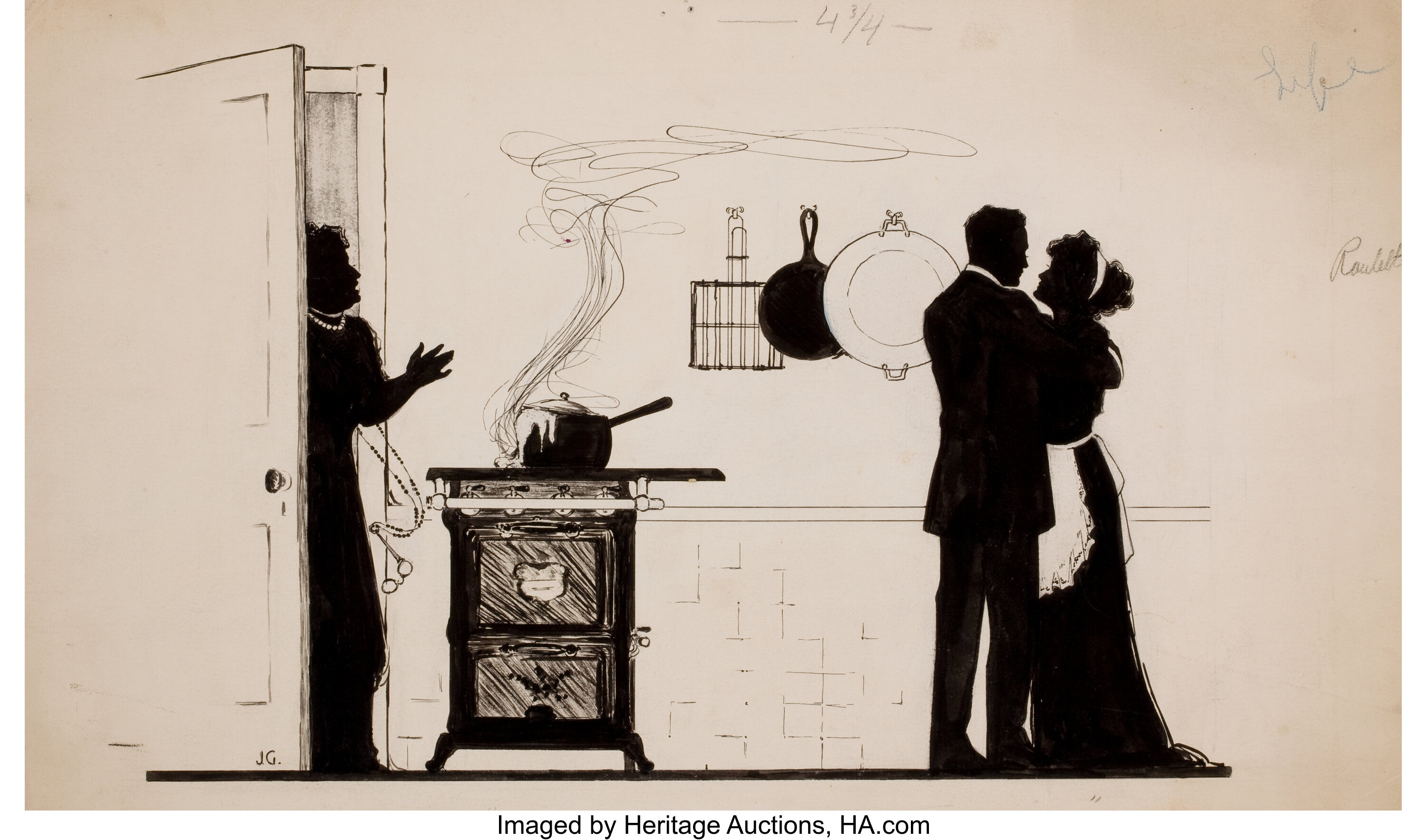 AMERICAN ARTIST (20th Century). Bubble, Bubble, Toil, and Trouble ...