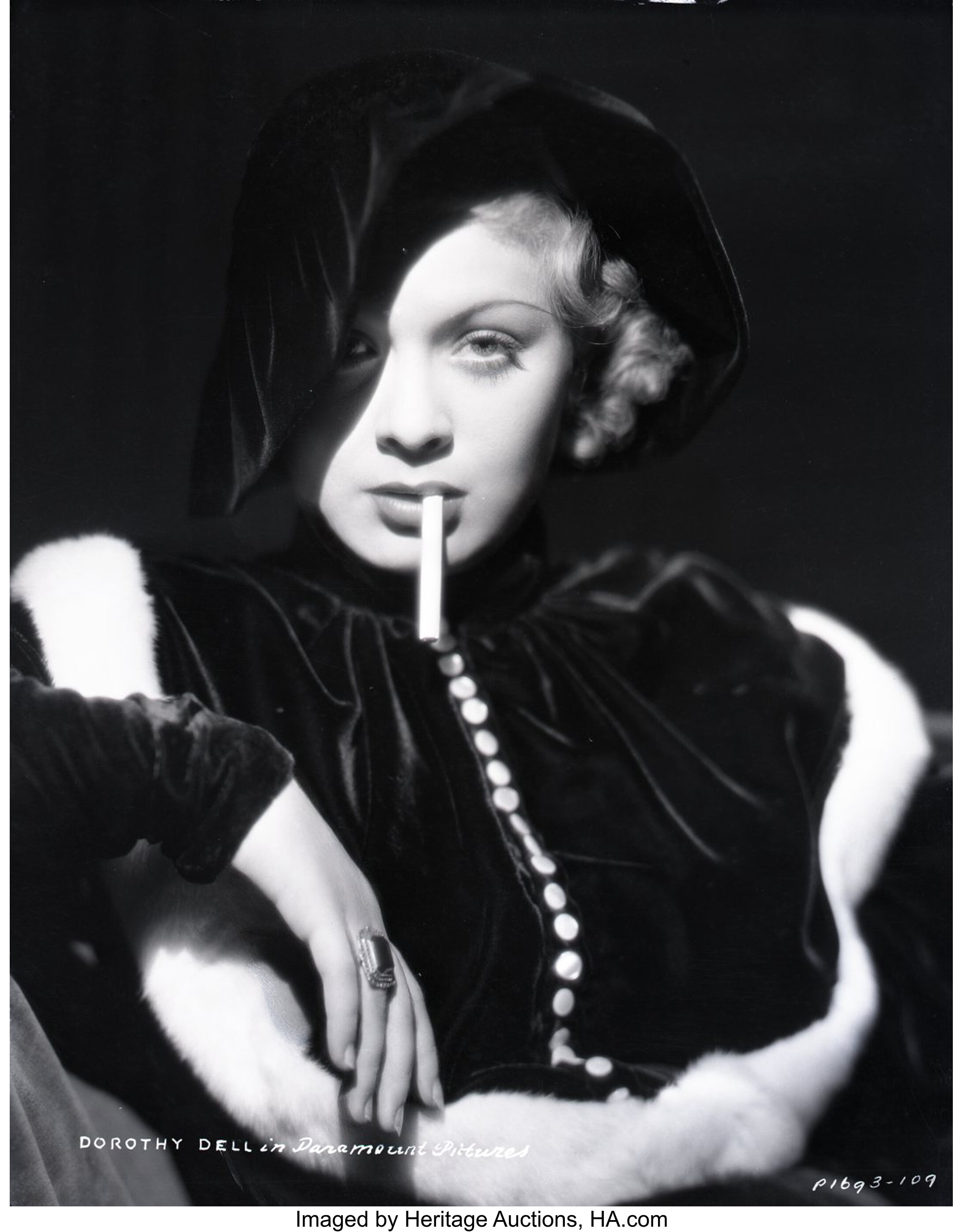 Dorothy Dell (Paramount, 1934). Eastman Kodak Nitrate Negative | Lot ...