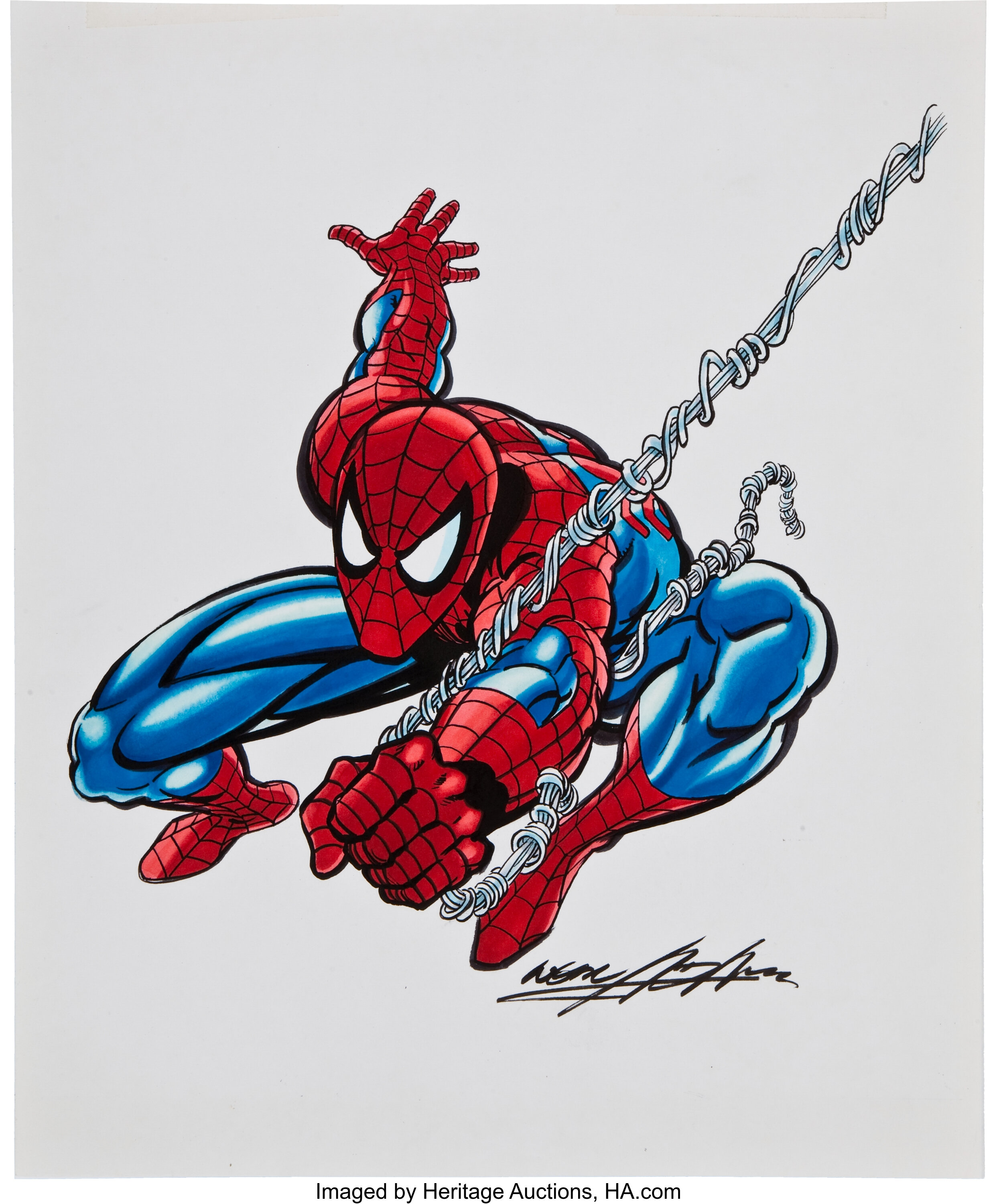 Neal Adams Amazing Spider-Man Illustration Original Art | Lot #93559 ...