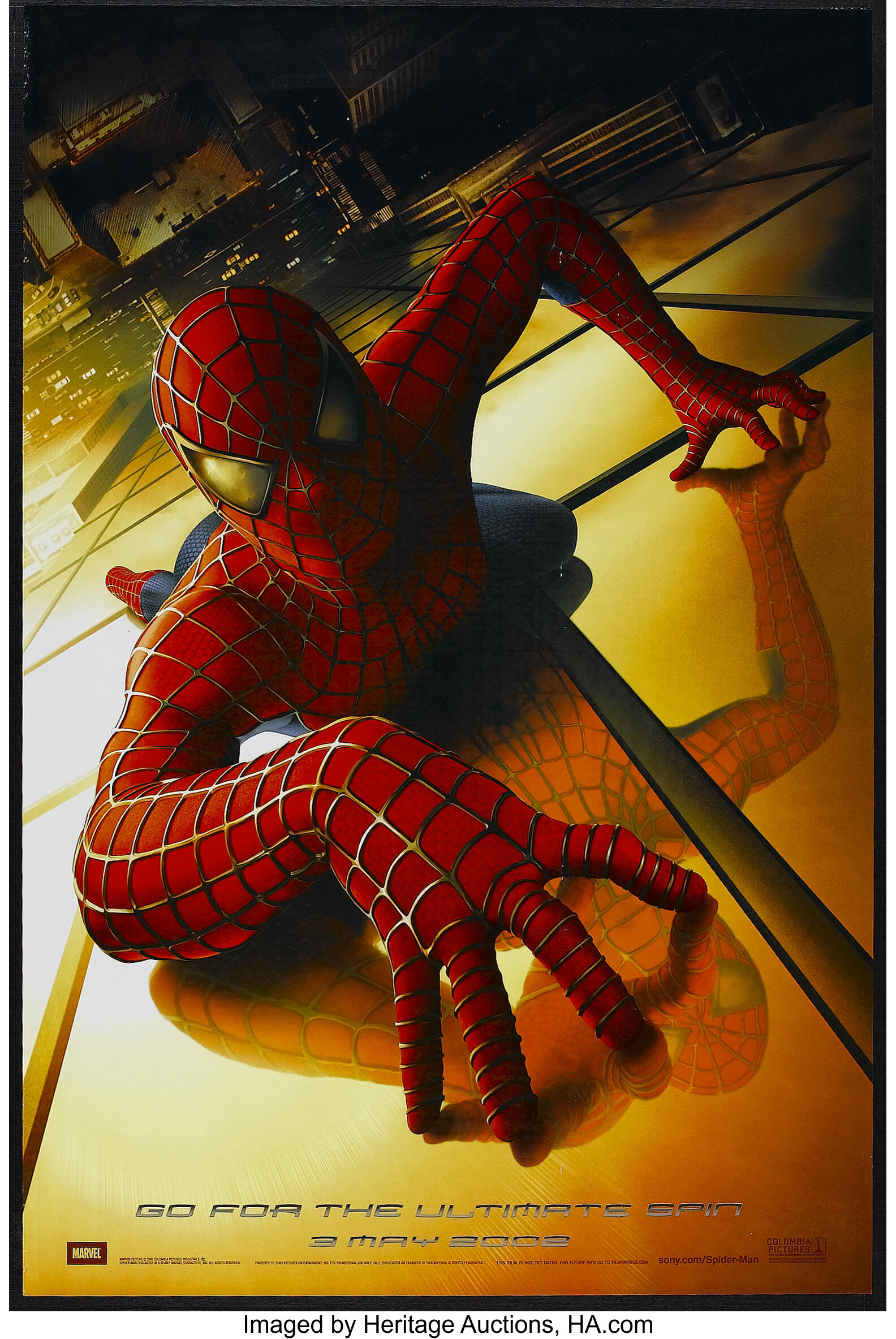 Spider-Man (Columbia, 2002). One Sheet (27" X 41"). Comic Book | Lot ...