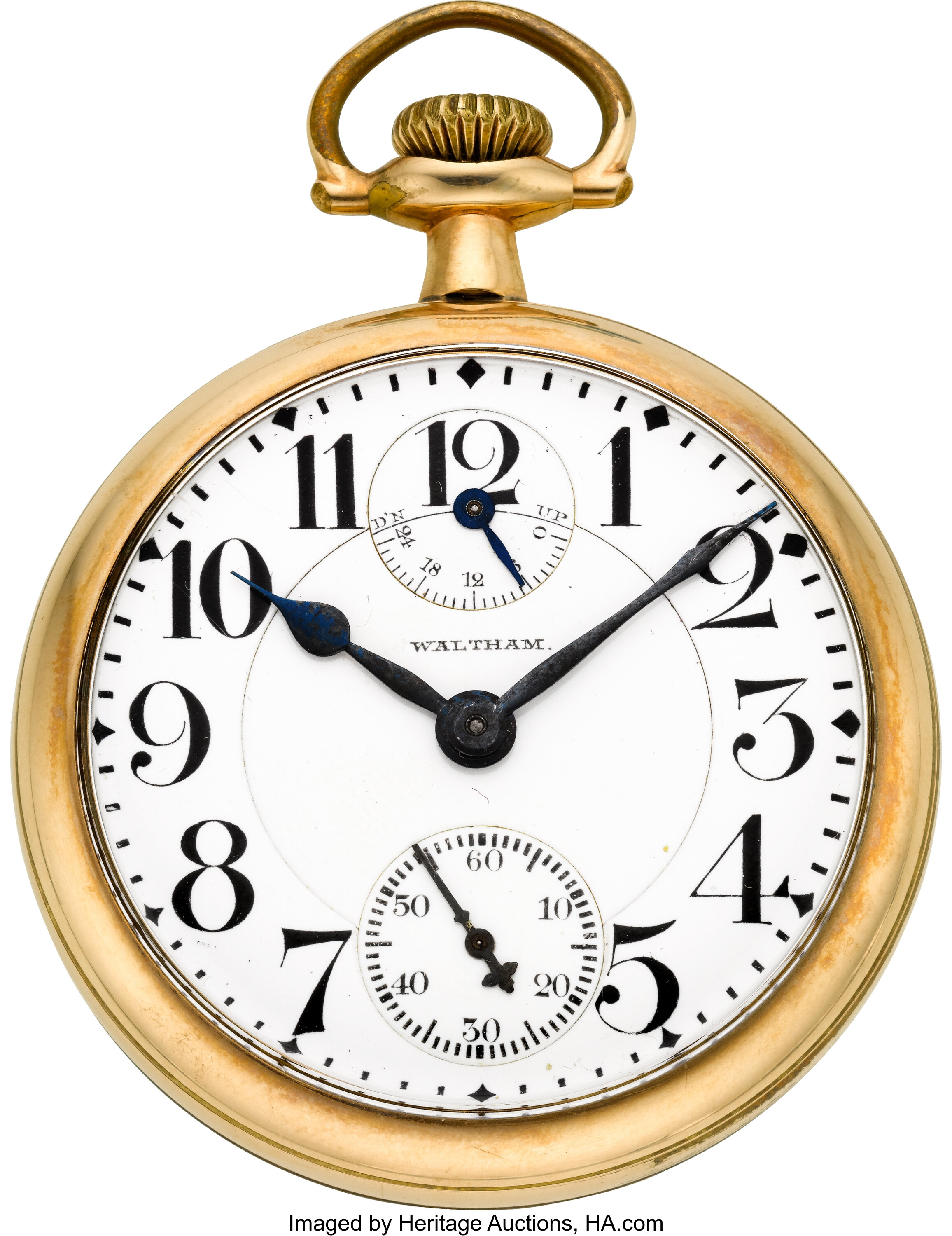 Waltham 23 Jewel Vanguard Wind Indicator. ... Timepieces American | Lot ...