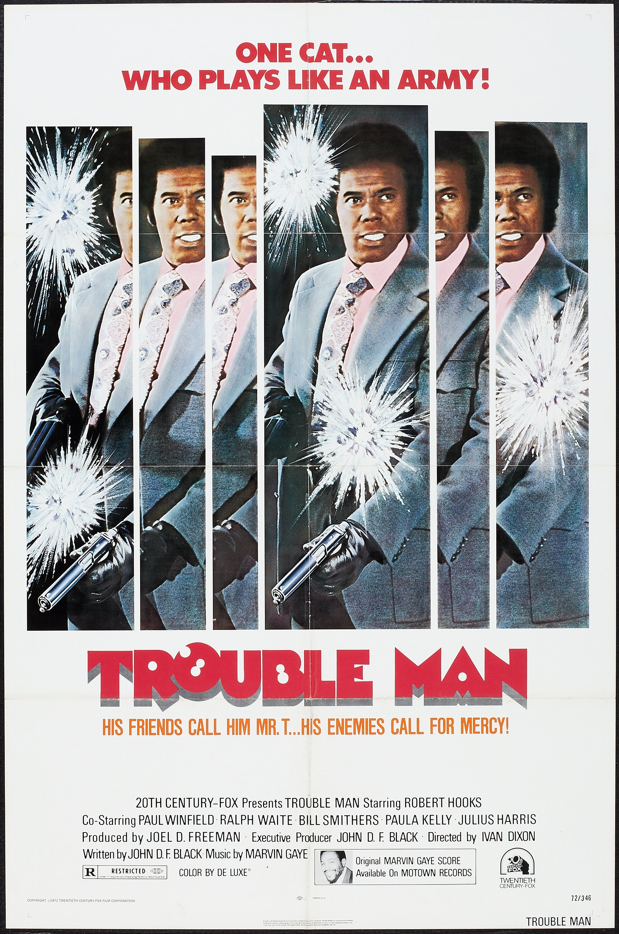 Trouble Man (20th Century Fox, 1972). One Sheet (27" X 41"). | Lot ...