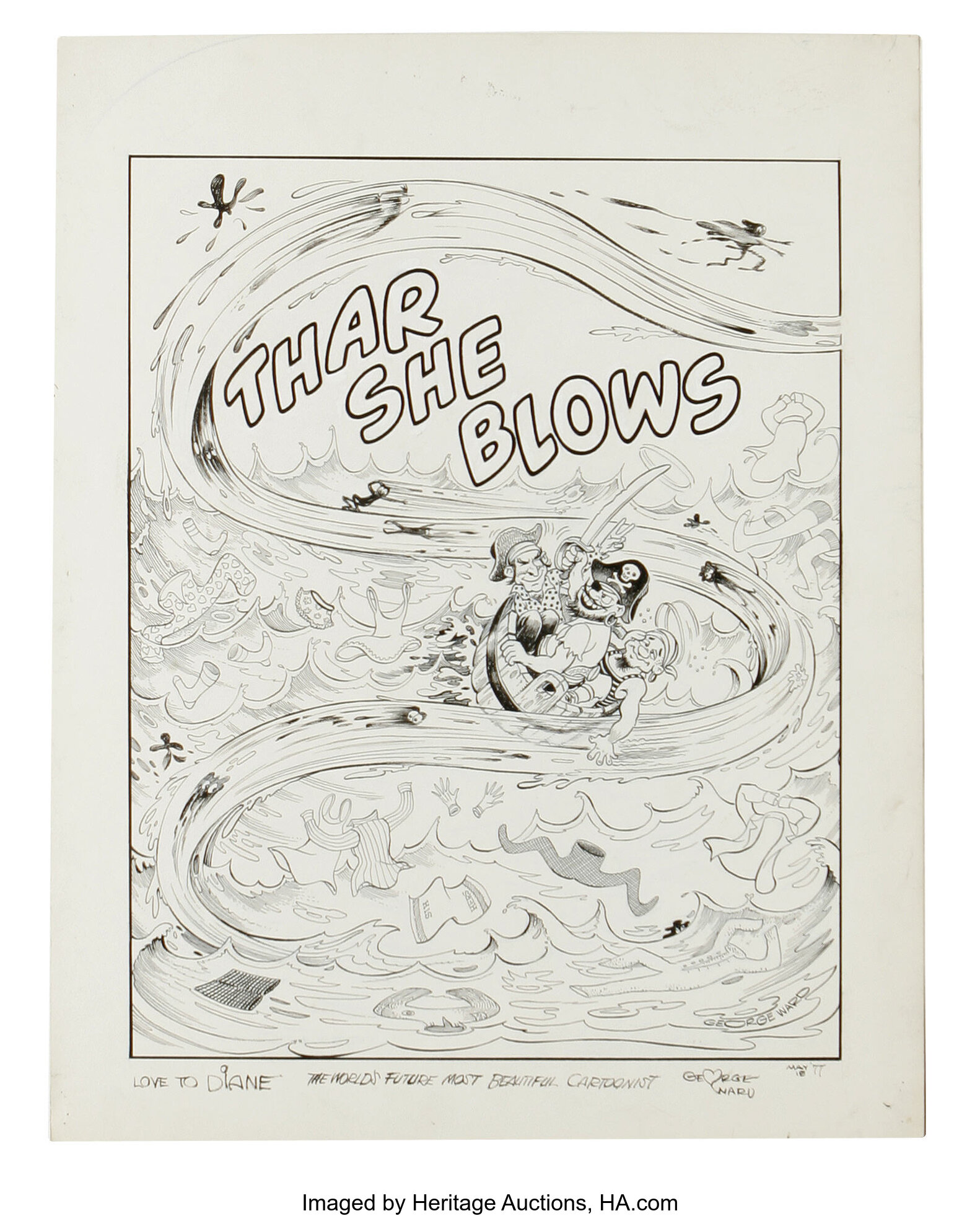 George Ward - Illustration Original Art (1977). George Ward was a | Lot ...