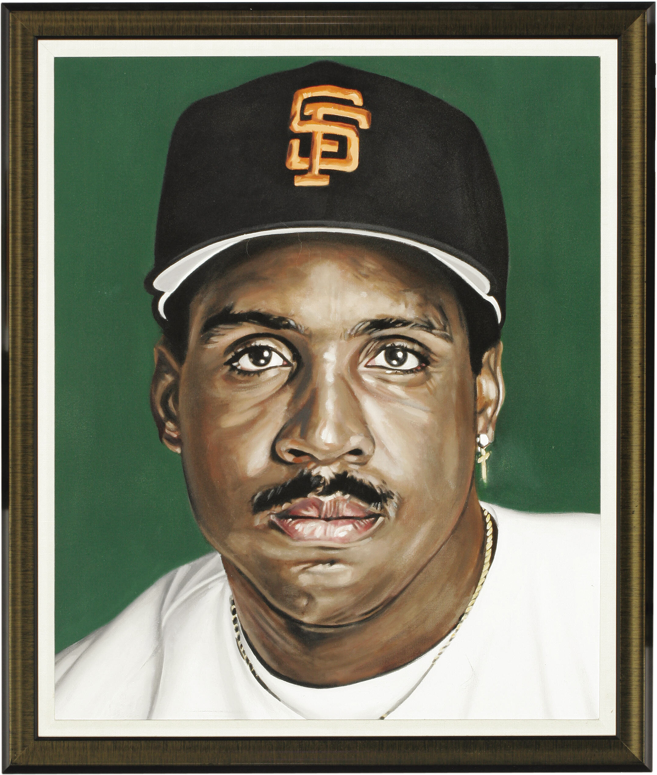 Barry Bonds Portrait from the 500 Home Run Club Series by Andy | Lot ...