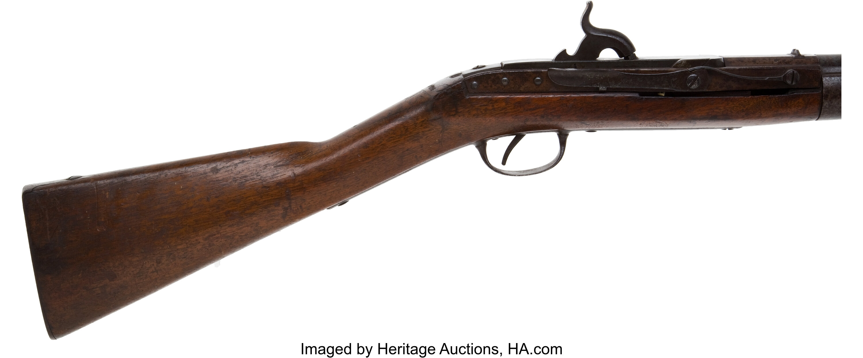 Hall Model 1843 Breechloading Percussion Carbine.... Long Guns | Lot ...