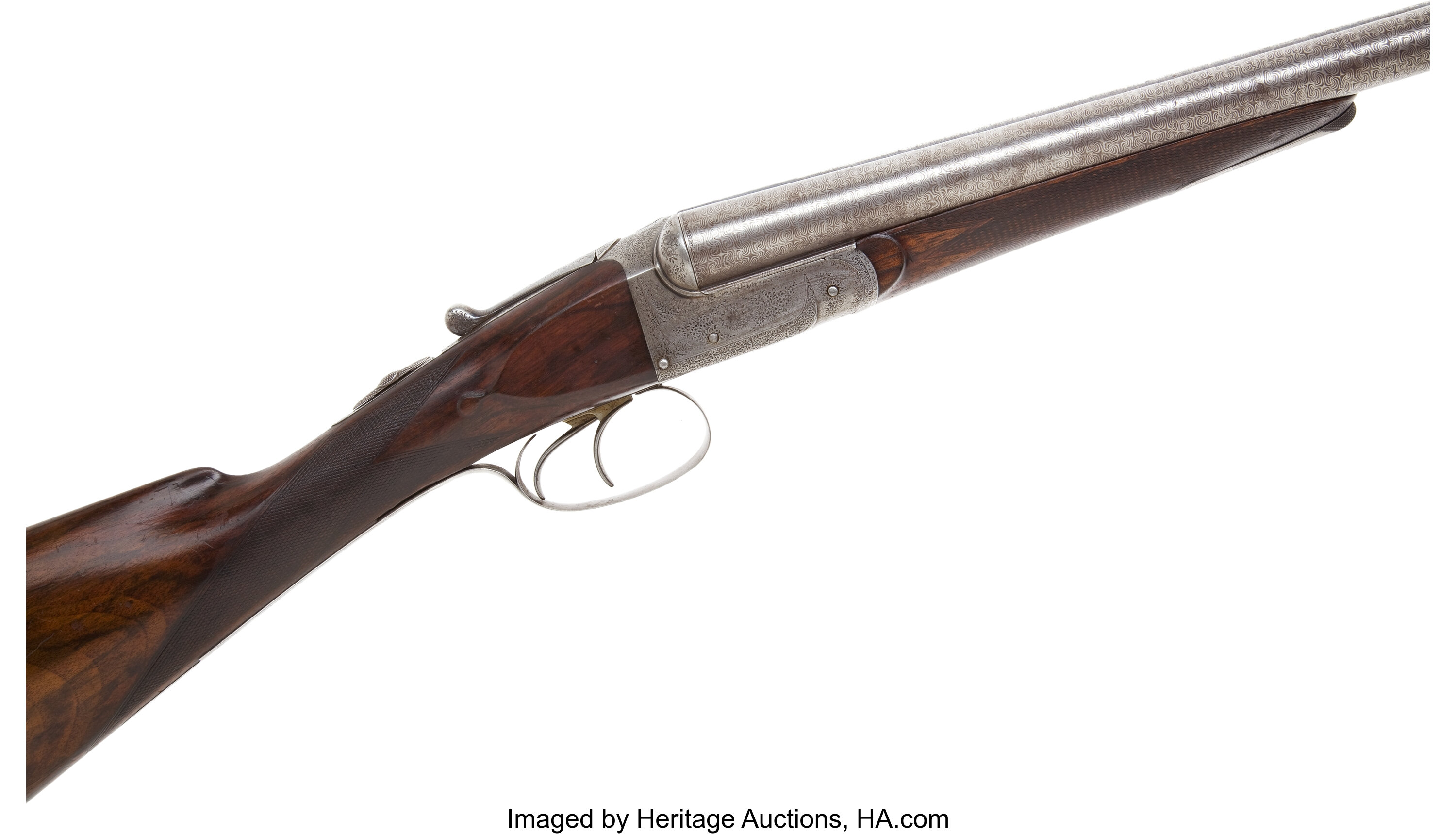 12 Gauge Army & Navy Boxlock Double Barrel Shotgun.... Shotgun | Lot ...