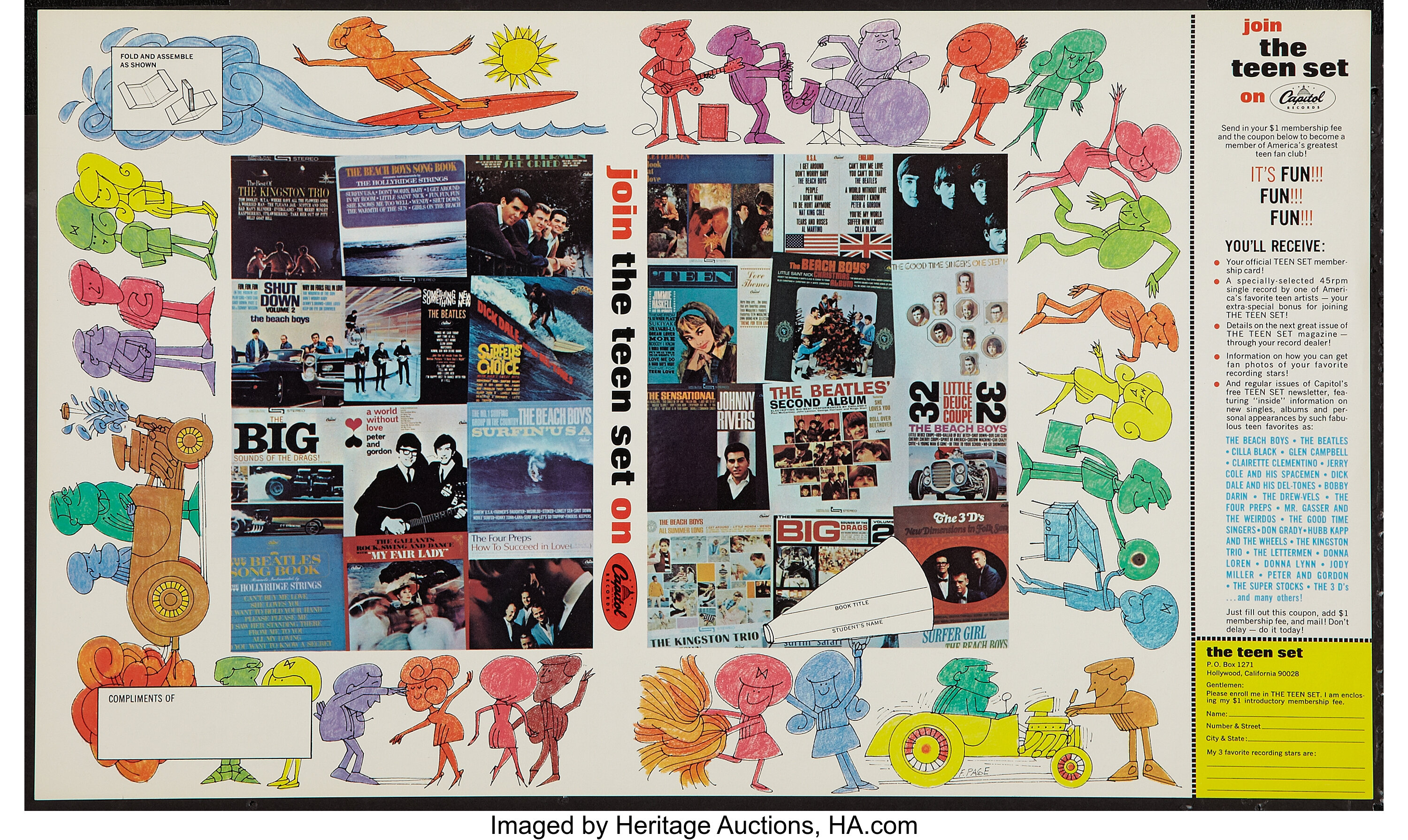 Rock and Roll Book Cover Lot (Various, 1960s). Sheets (8) (13" X | Lot ...