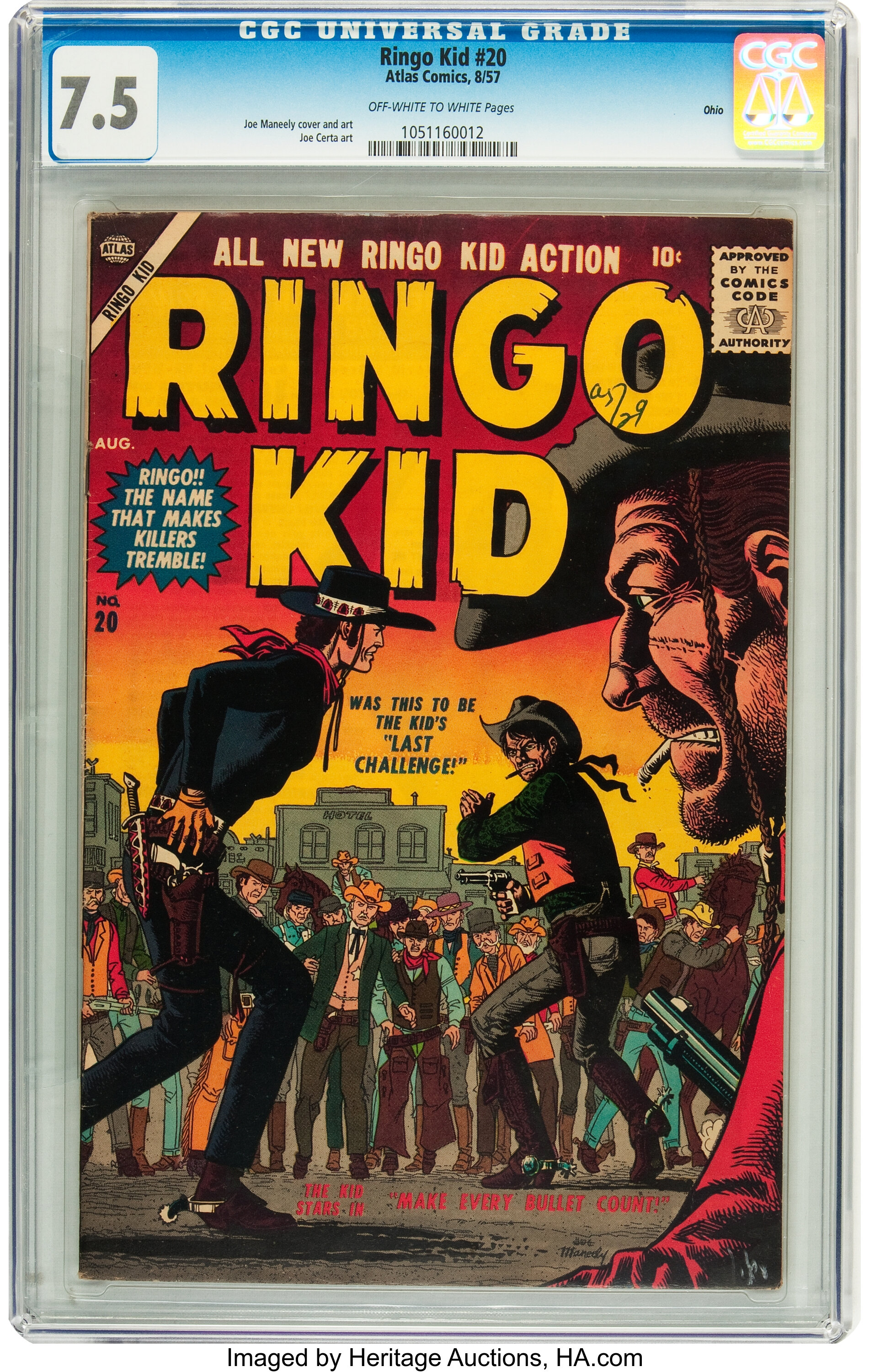 How Much Is The Ringo Kid Western #20 Worth? Browse Comic Prices ...
