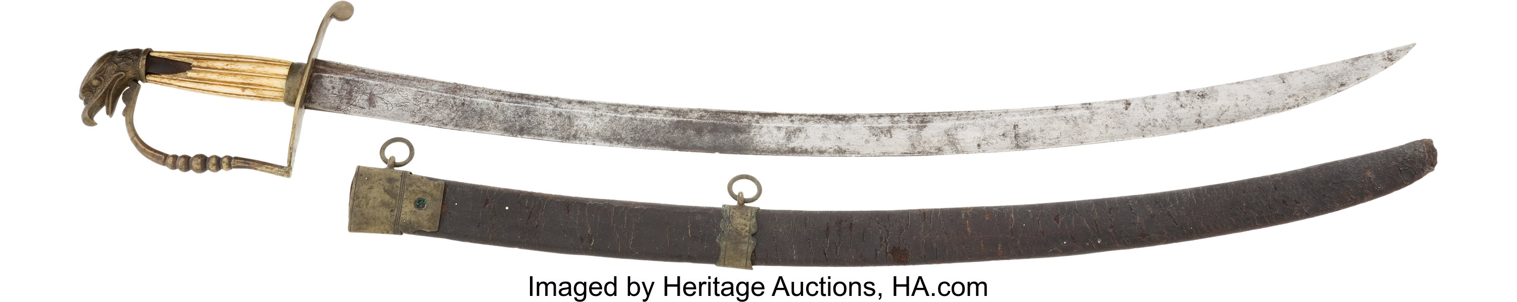 American Eaglehead Officer's Saber C. 1820.... Edged Weapons Swords ...