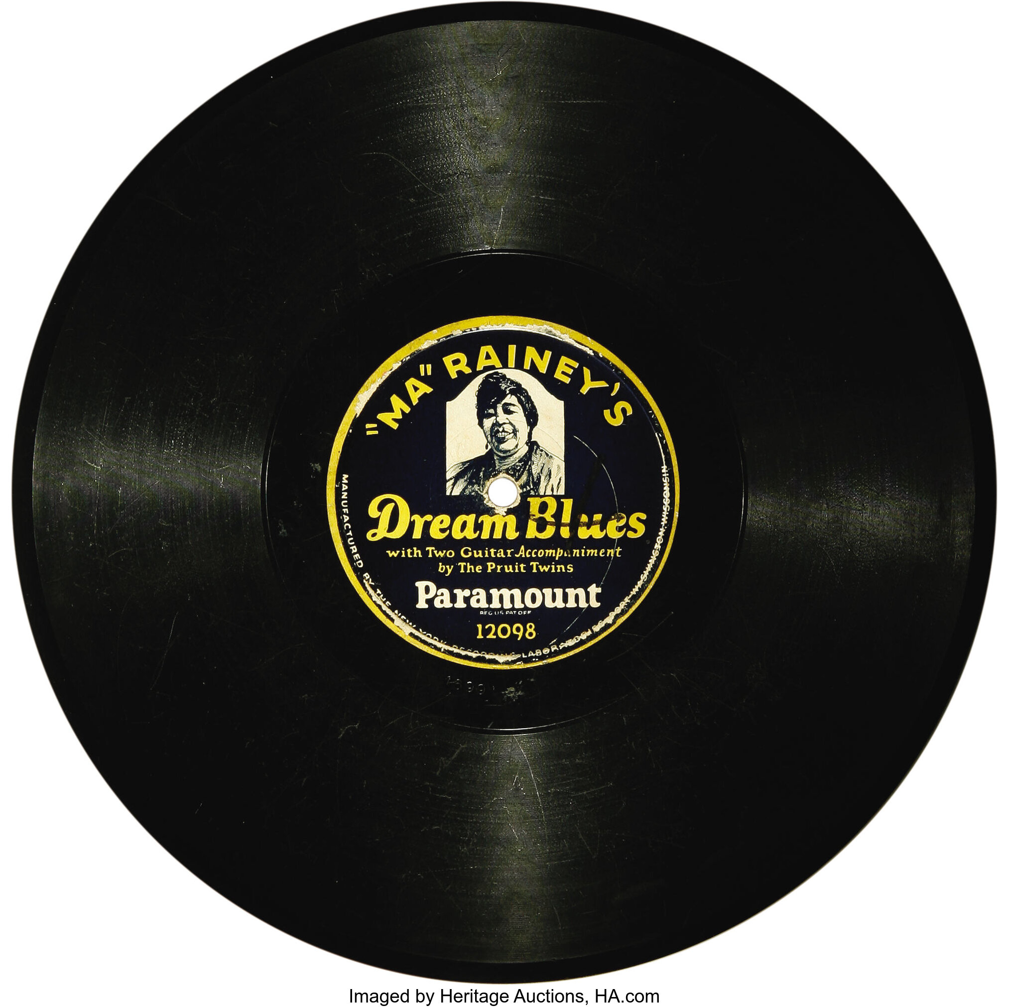 Ma Rainey "Lost Wandering Blues"/ "Dream Blues" Rare 78 Paramount | Lot ...