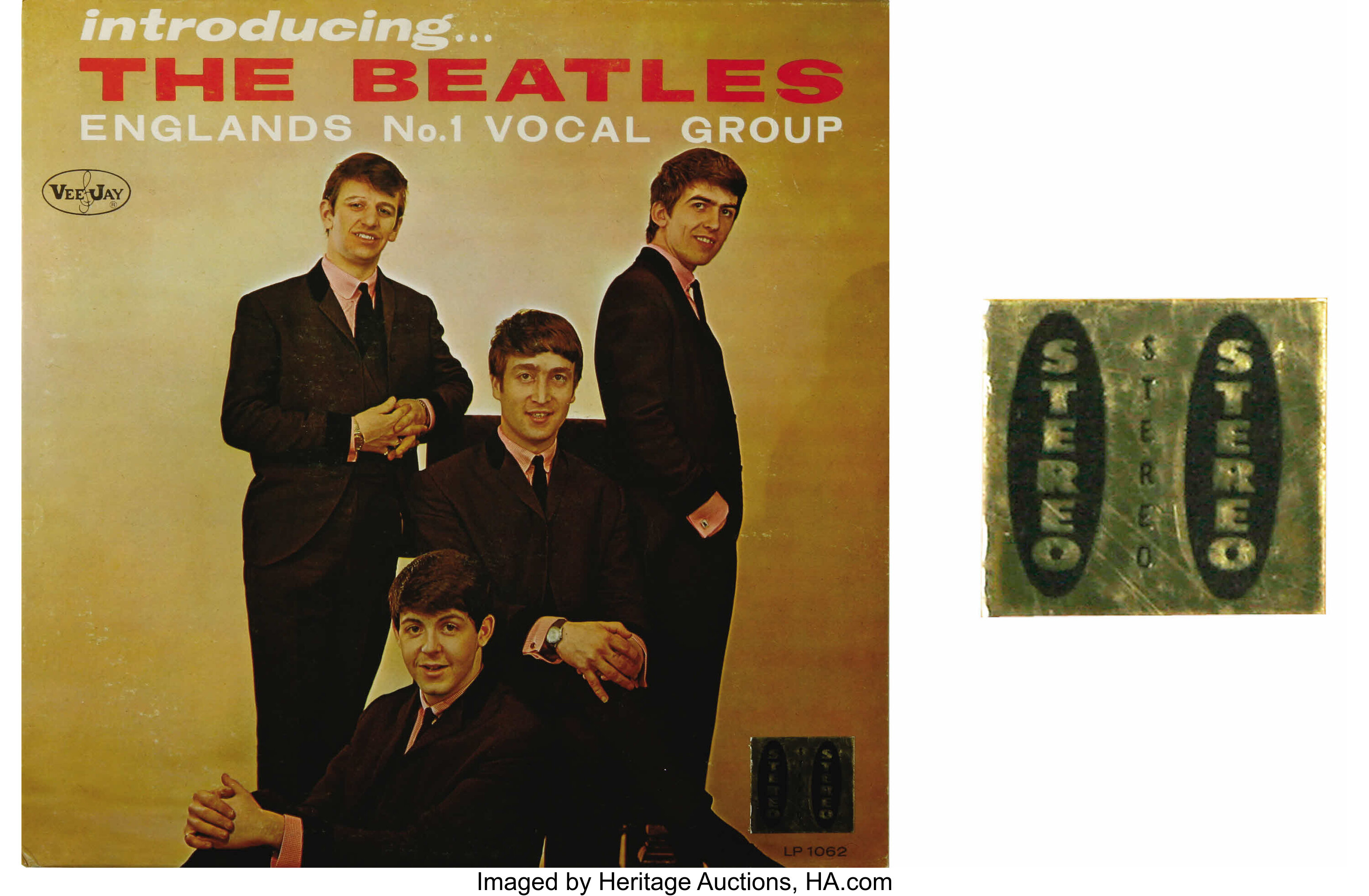 "Introducing The Beatles" "Stereo LP Vee Jay 1062 (1964). So many | Lot ...