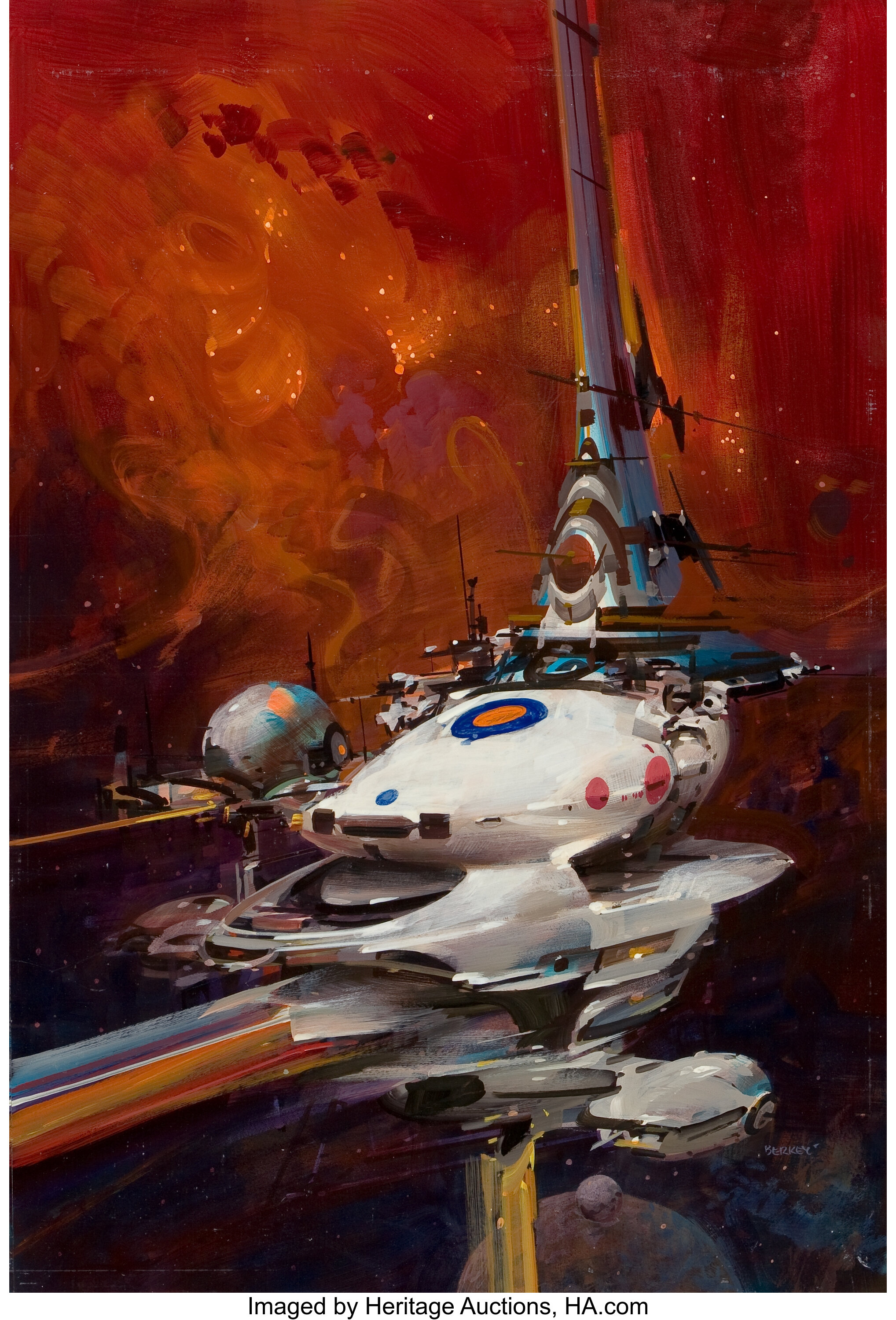 JOHN CONRAD BERKEY (American, 1932-2008). Unpublished space | Lot ...