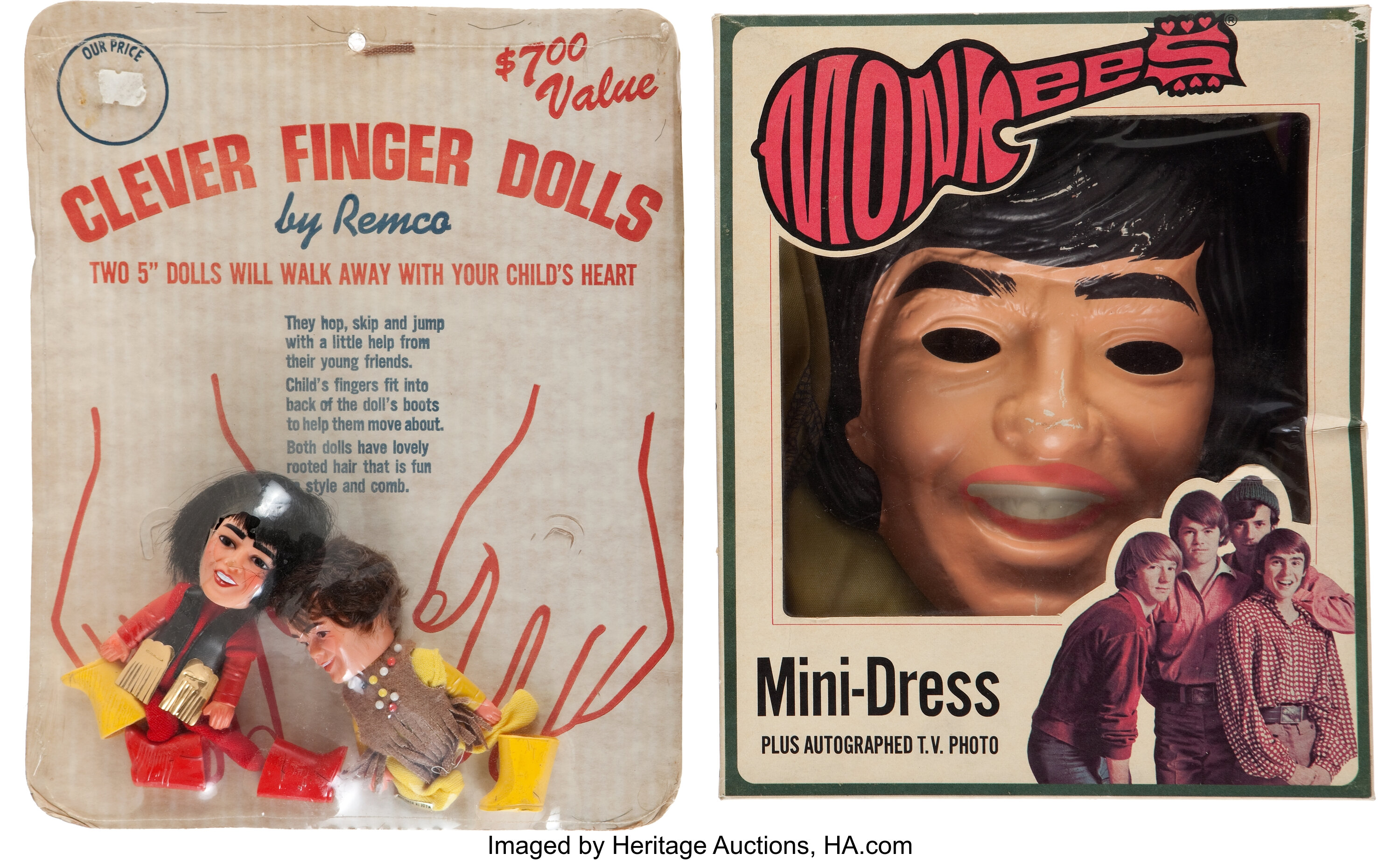 Monkees - Davey Jones Halloween Costume and Monkees Finger | Lot #46454 ...