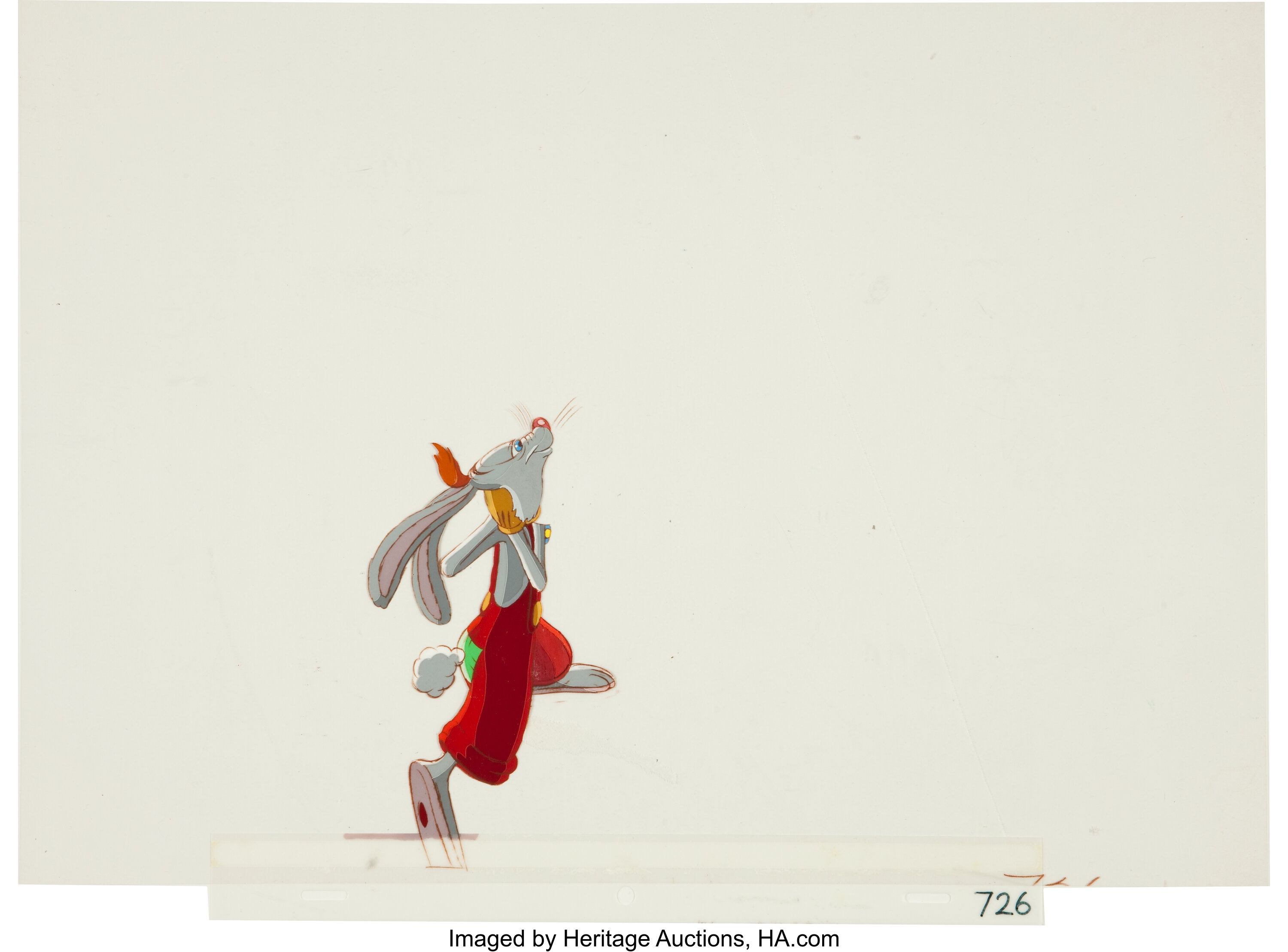 Roger Rabbit Production Cel Animation Art (Disney, 1989).... | Lot ...