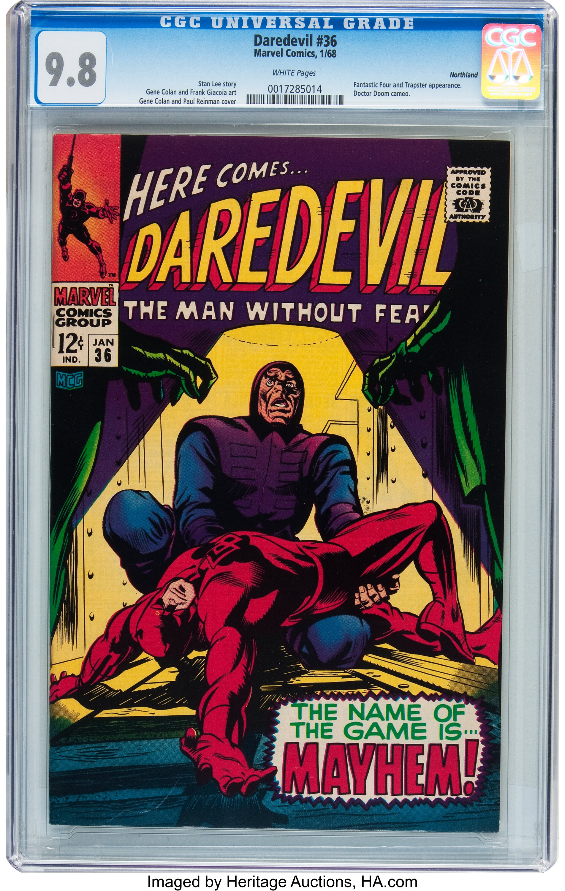 How Much Is Daredevil #36 Worth? Browse Comic Prices | Heritage Auctions