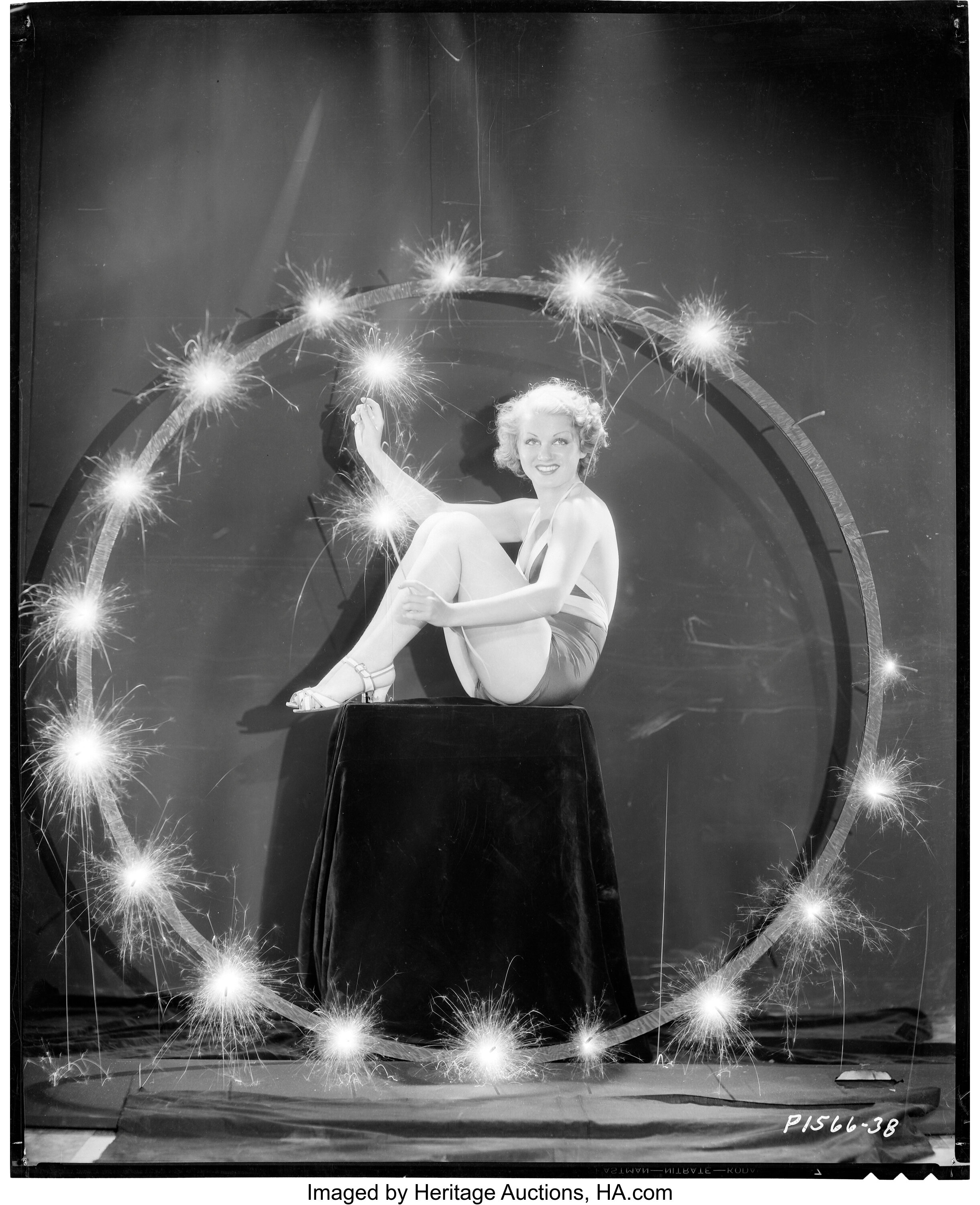 Grace Bradley (Paramount, 1930s). Eastman Kodak Nitrate Negative | Lot ...