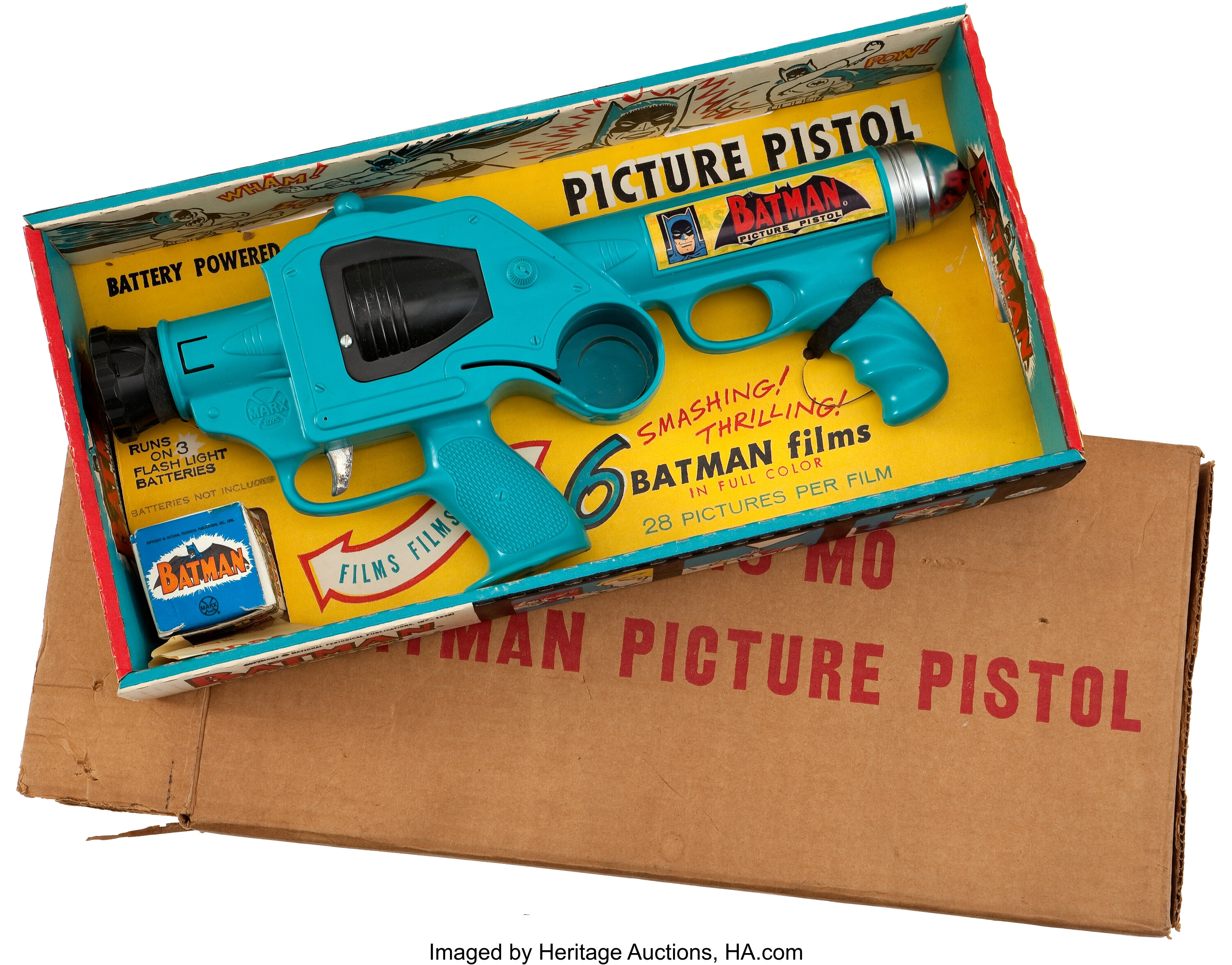 Batman Picture Pistol in Original Box (Marx Toys, 1966).... | Lot ...
