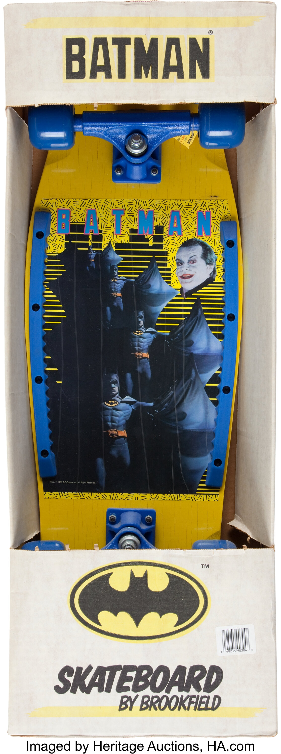 Batman Skateboard (DC/Brookfield, 1989).... Memorabilia Batman | Lot ...
