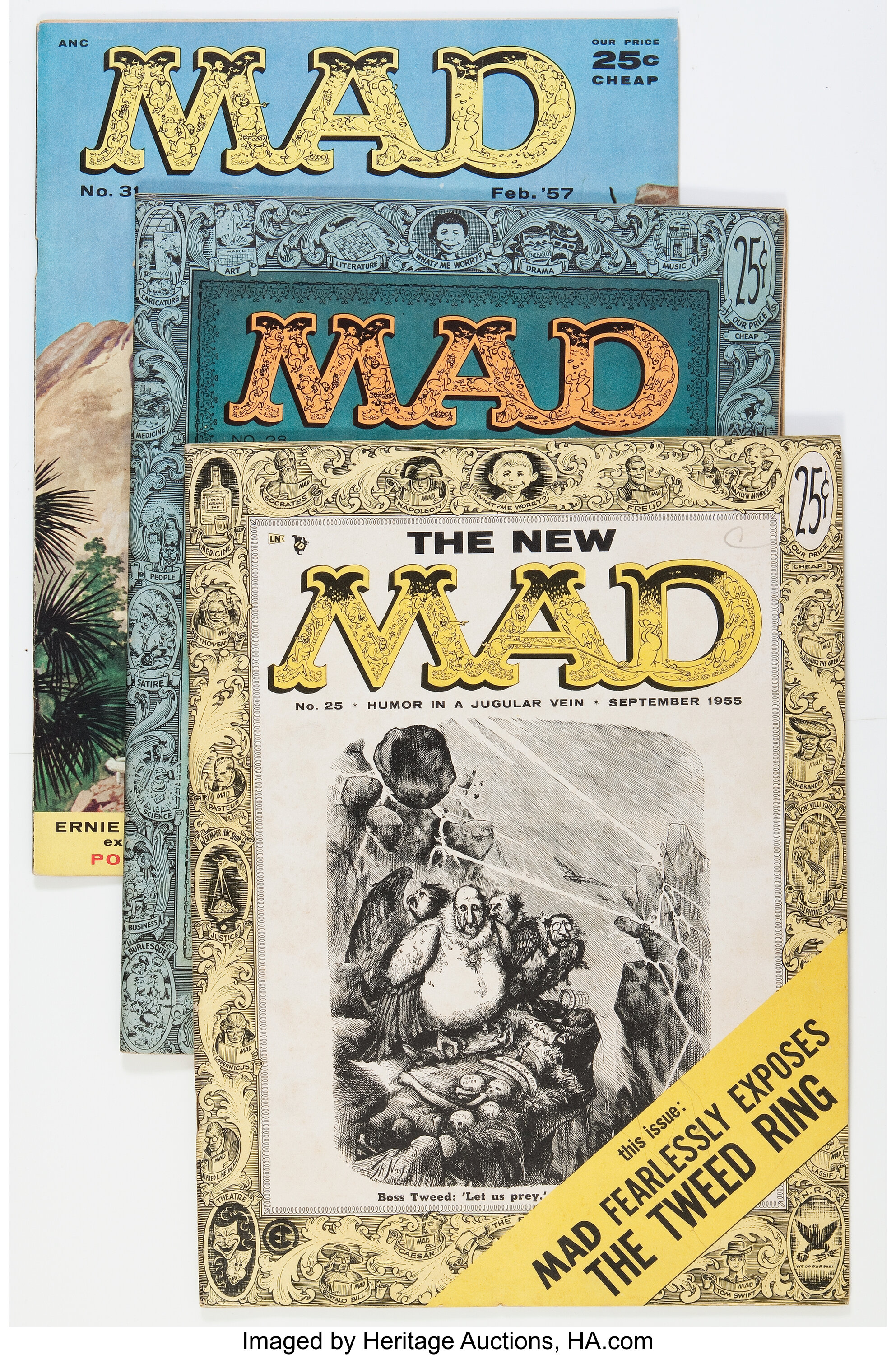 Mad Magazine Group (EC, 1955-59) Condition: Average FN.... (Total ...