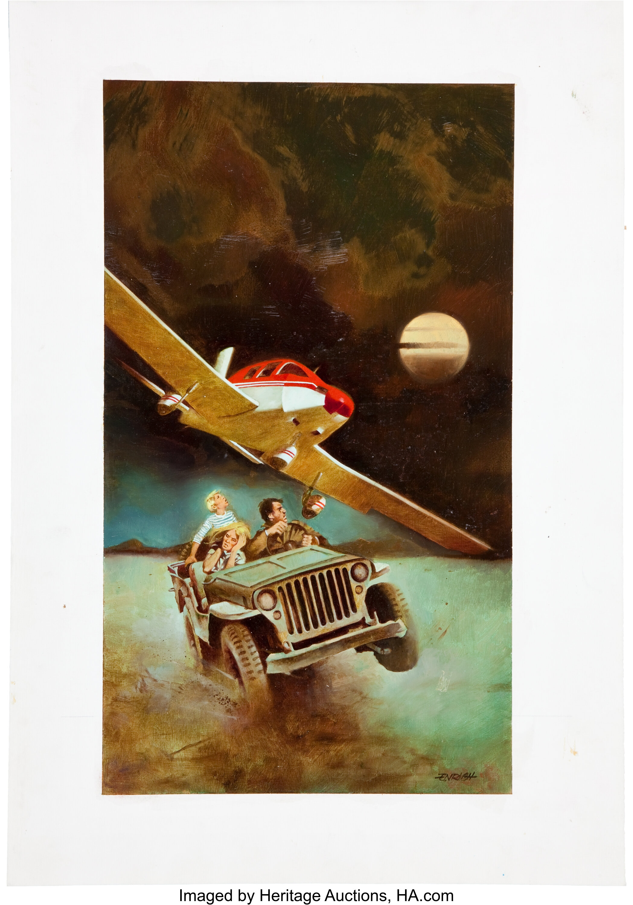 Enric (Enric Torres-Prat) Killer Moon Cover Illustration Original | Lot ...