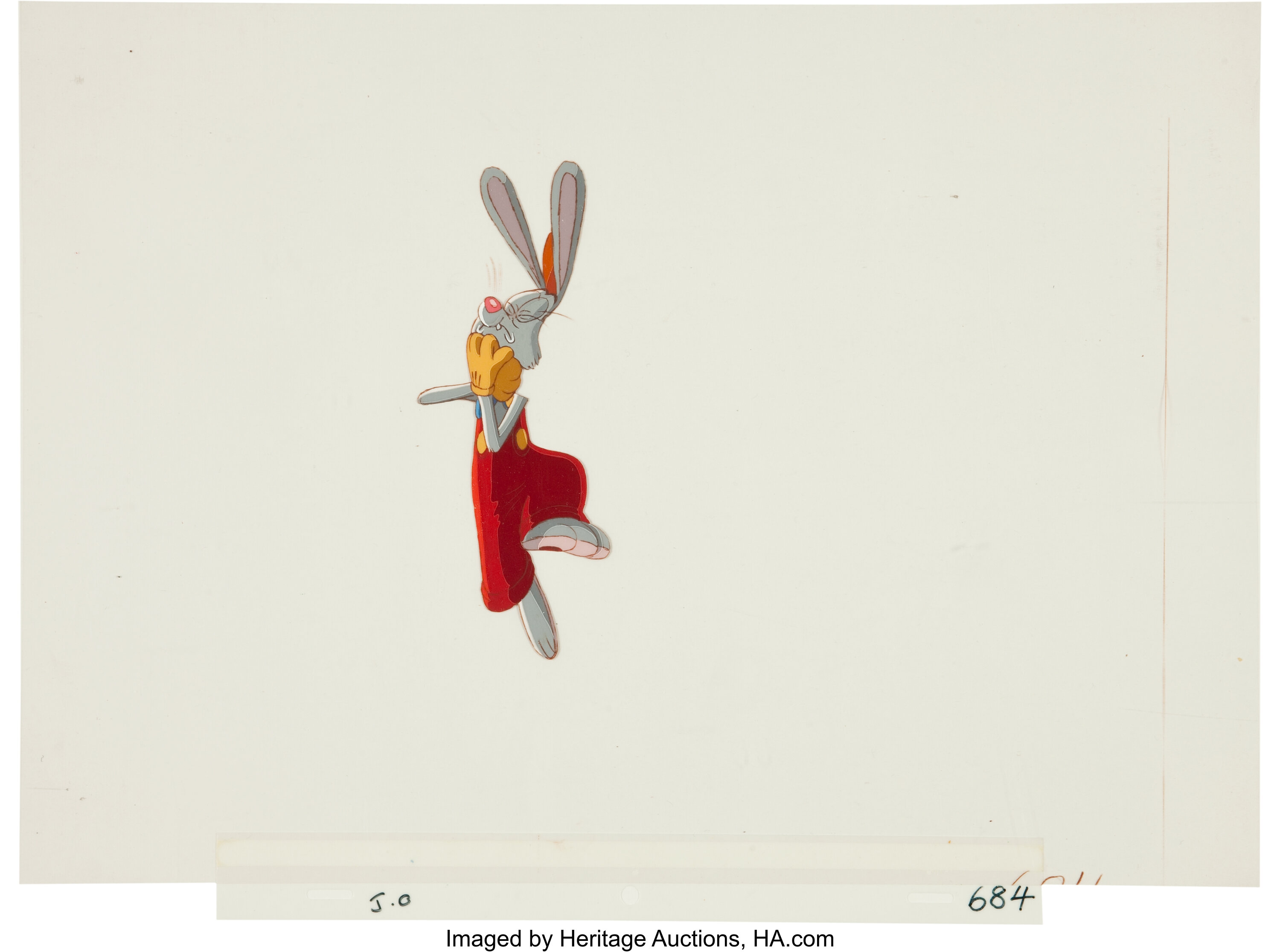 Roger Rabbit Production Cel Animation Art (Disney, 1989).... | Lot ...