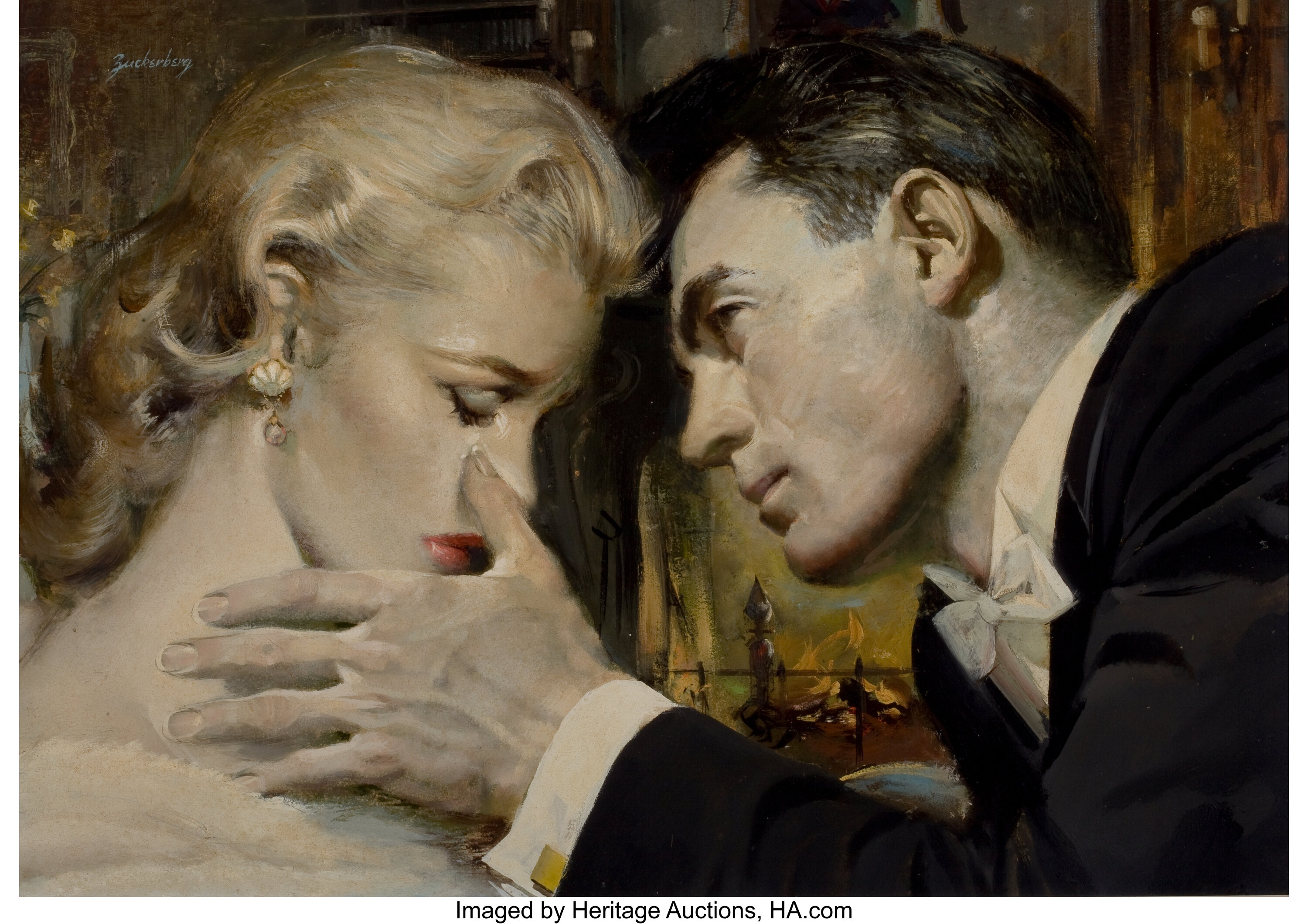 STANLEY M. ZUCKERBERG (American, 1919-1995). The Golden Journey #2 ...