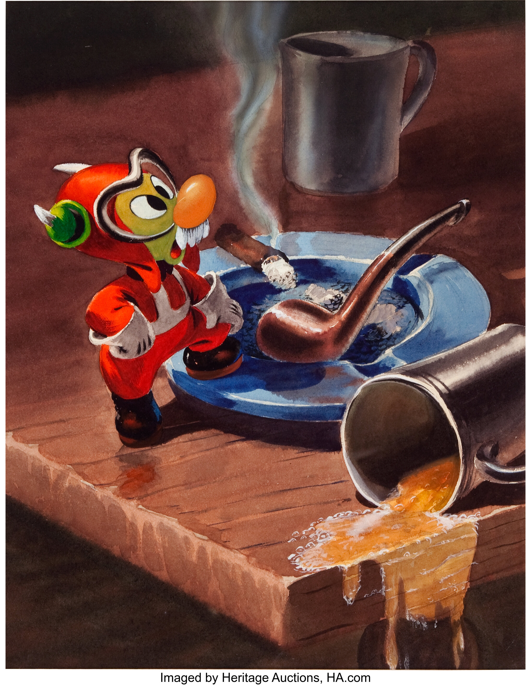 Walt Disney Studios The Gremlins Book Illustration Original Art | Lot ...