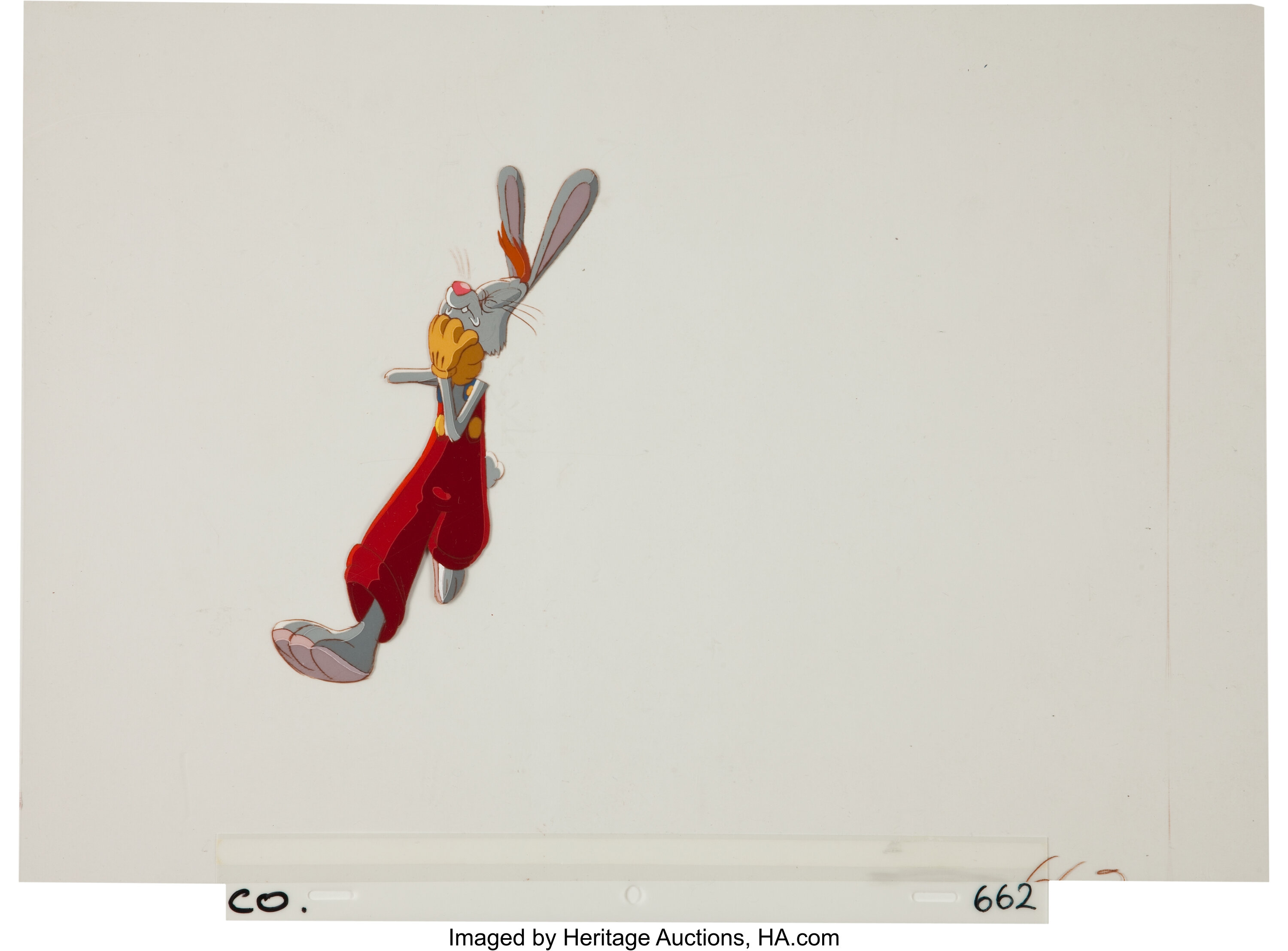 Roger Rabbit Production Cel Animation Art (Disney, 1989).... | Lot ...