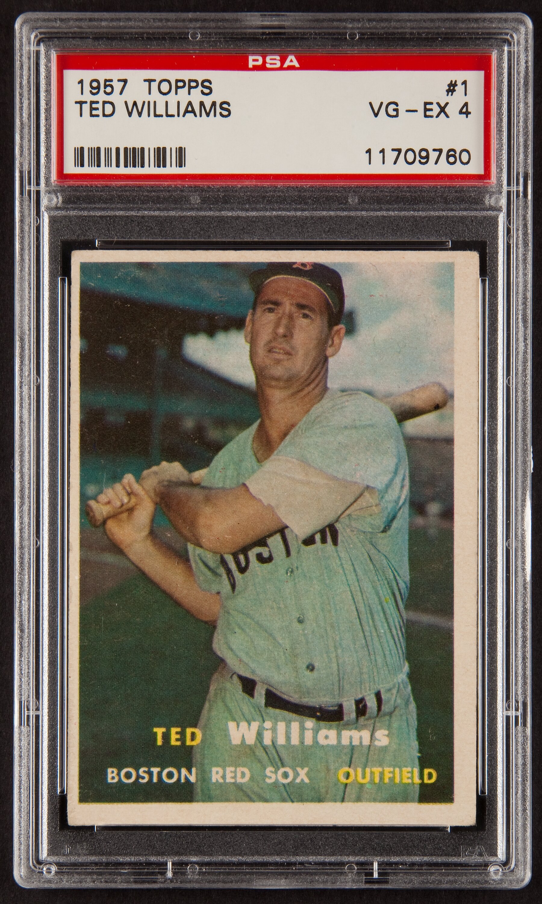 1957 Topps Ted Williams #1 PSA VG-EX 4.... Baseball Cards Singles | Lot ...