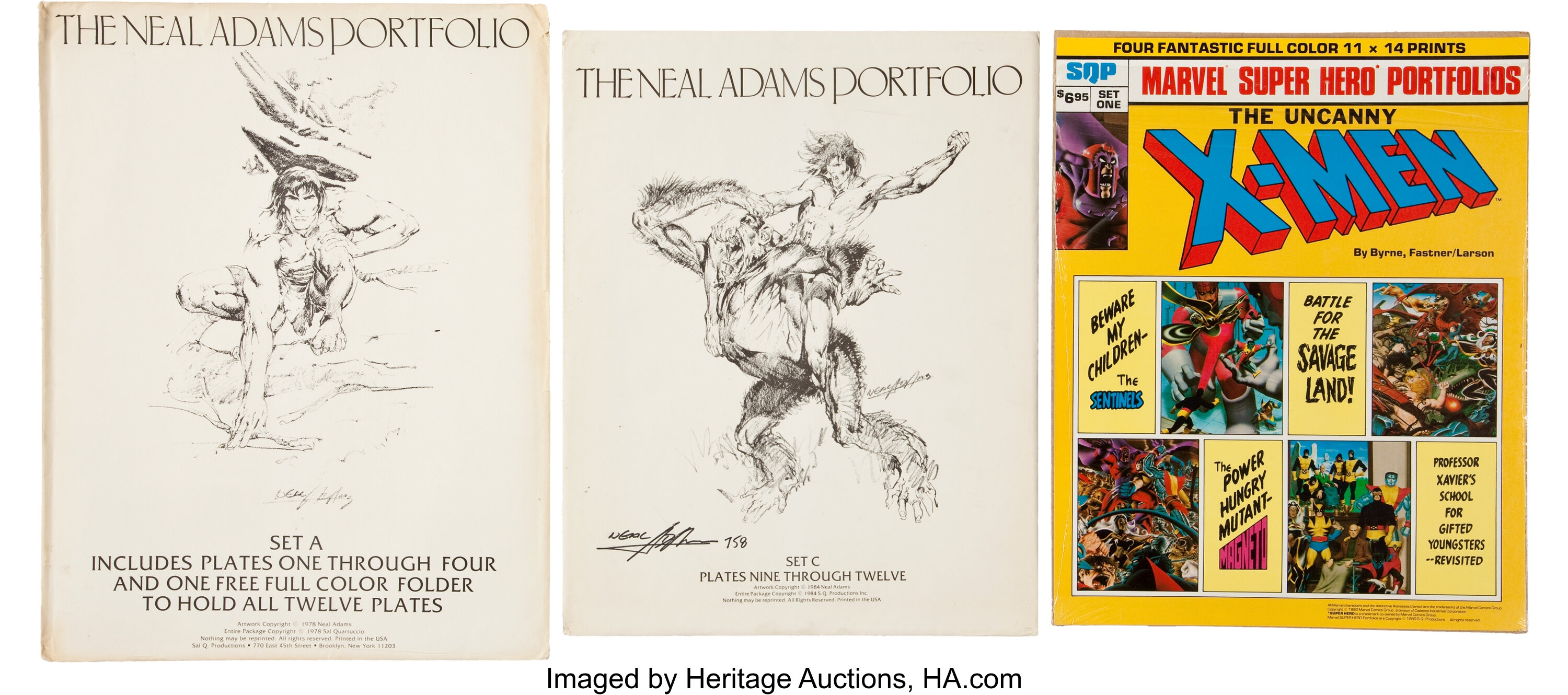 Neal Adams / John Byrne Portfolio Group (1978 - 1984).... (Total: 3 ...
