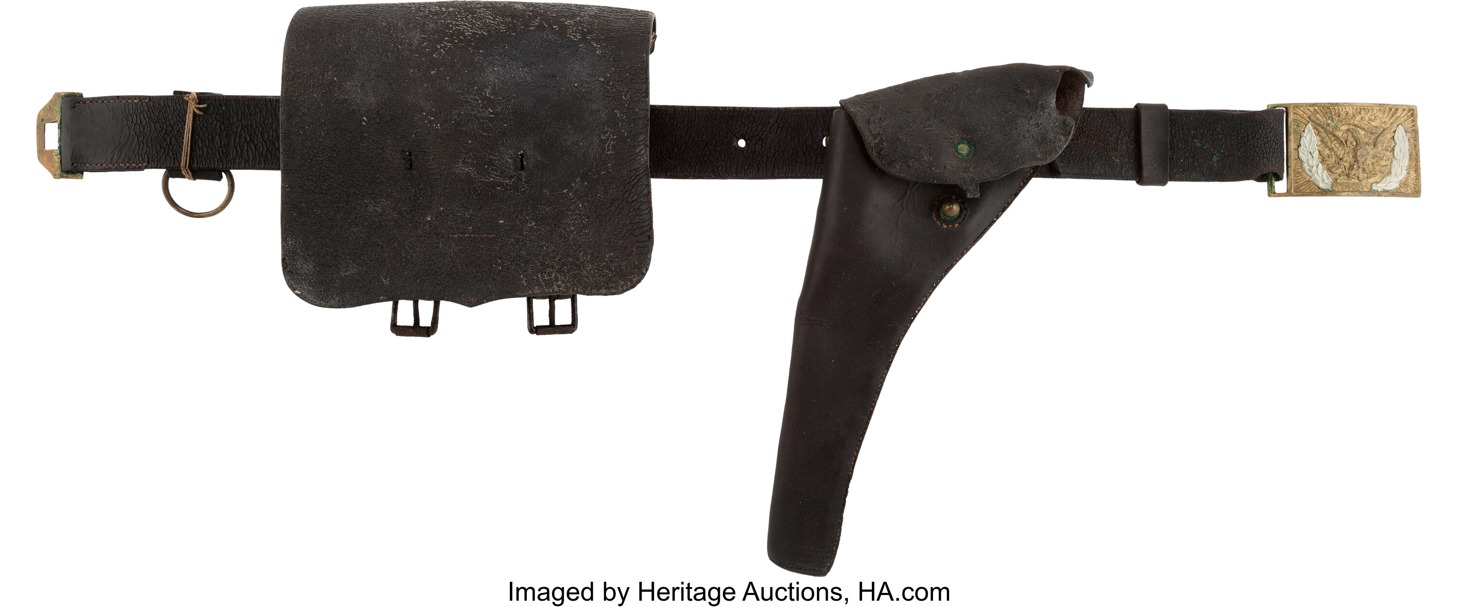 George Armstrong Custer: His Personal Gun Belt with Holster, | Lot ...