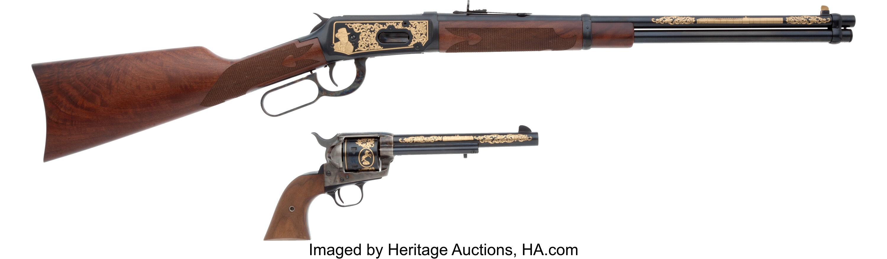 Boxed and Cased Winchester 94 Carbine and Matching Commemorative | Lot ...