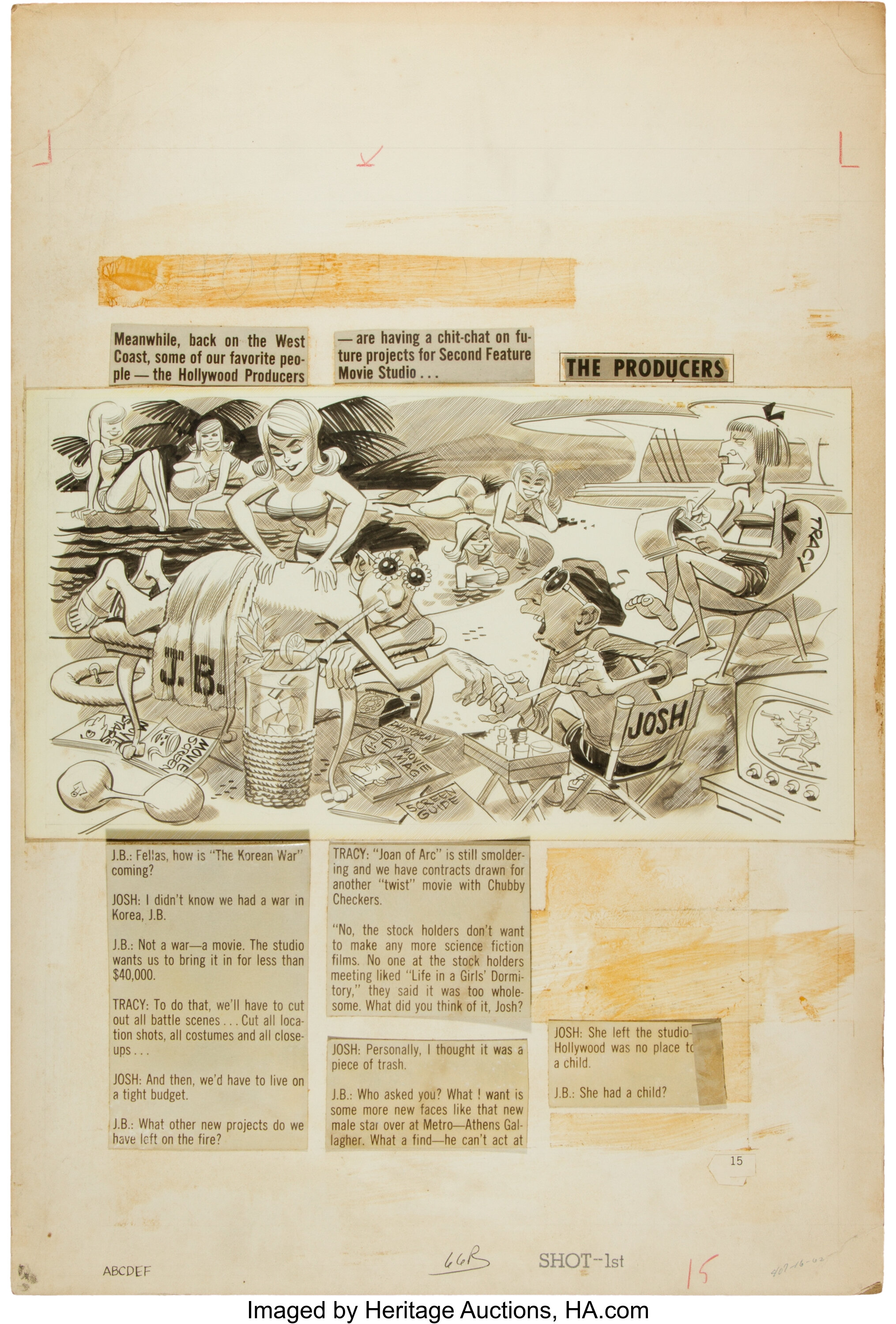 Jack Davis Sick Page Original Art (Crestwood Publications, c. | Lot ...